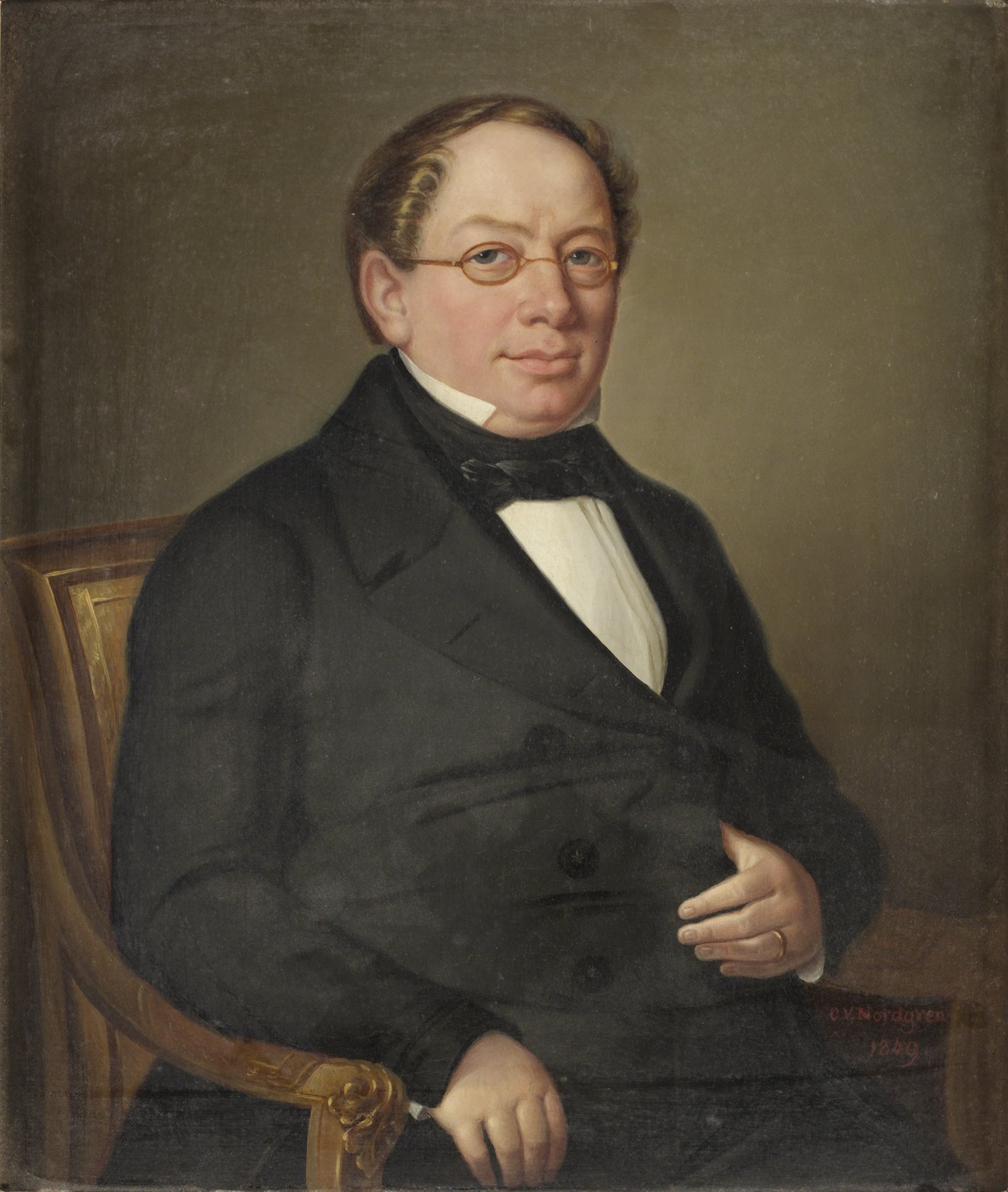 Carl Wilhelm Nordgren, Porträtt, - Bukowskis