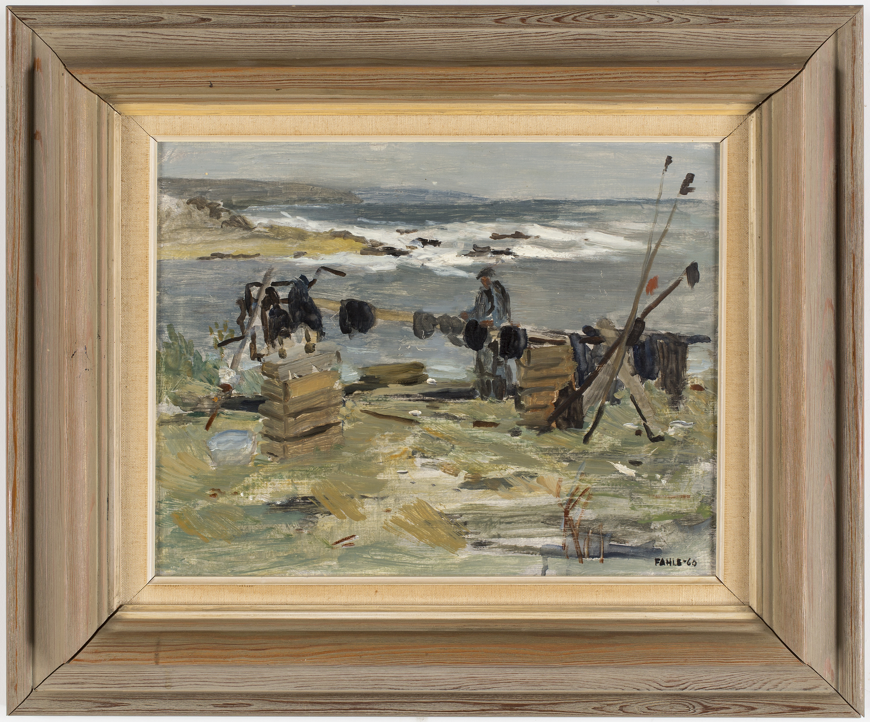 GUSTAF ADOLF FAHLE, oil on board, signed and dated -60. - Bukowskis