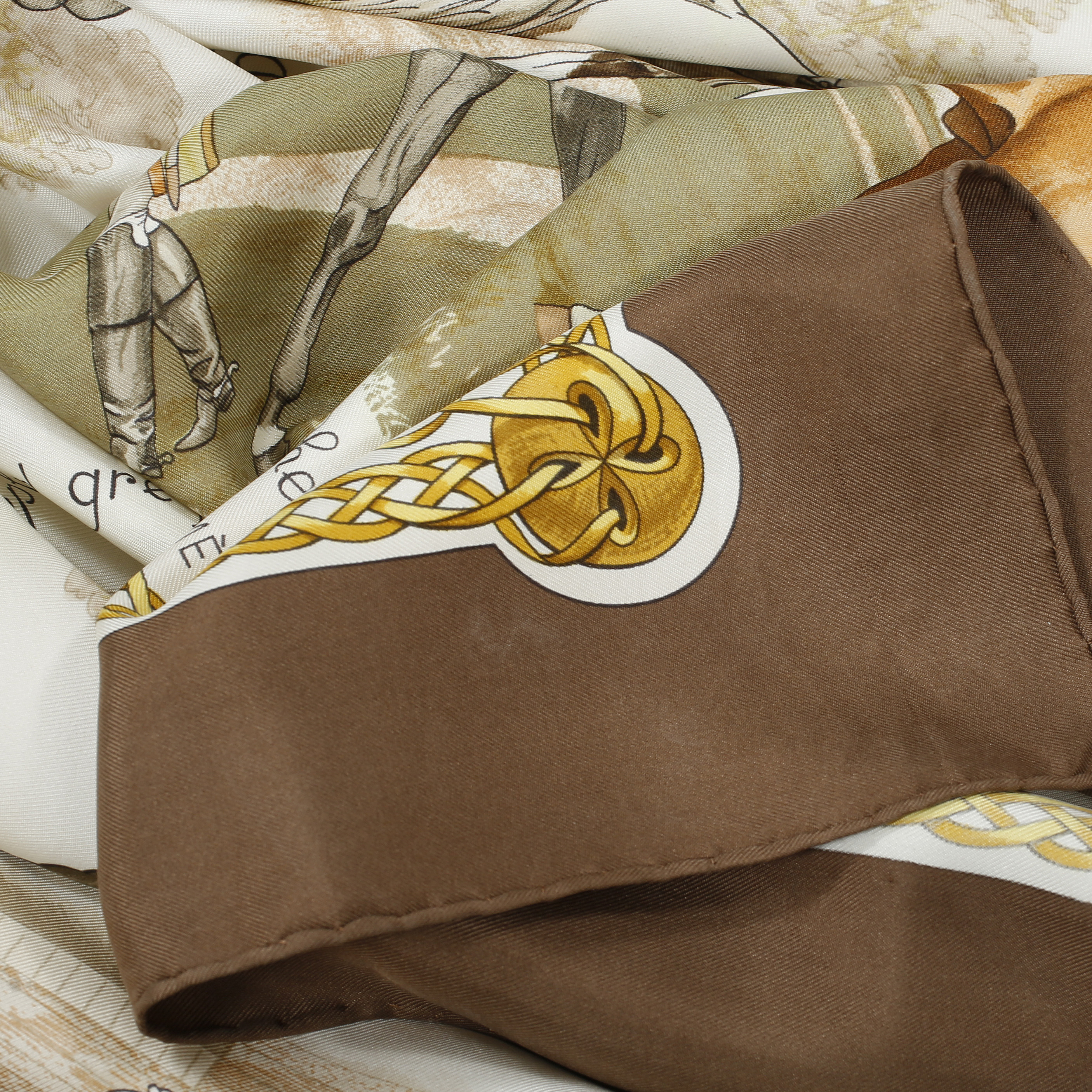 SCARF, named "Les Robes", designed by Philippe Ledoux, Hermès. - Bukowskis