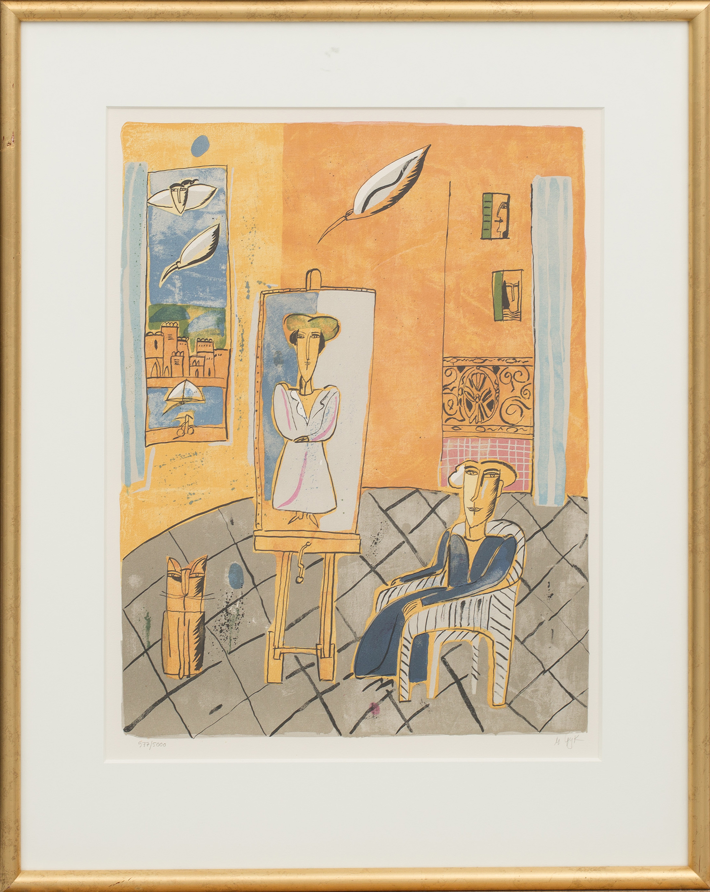 MADELEINE PYK, a signed and numbered lithograph. - Bukowskis