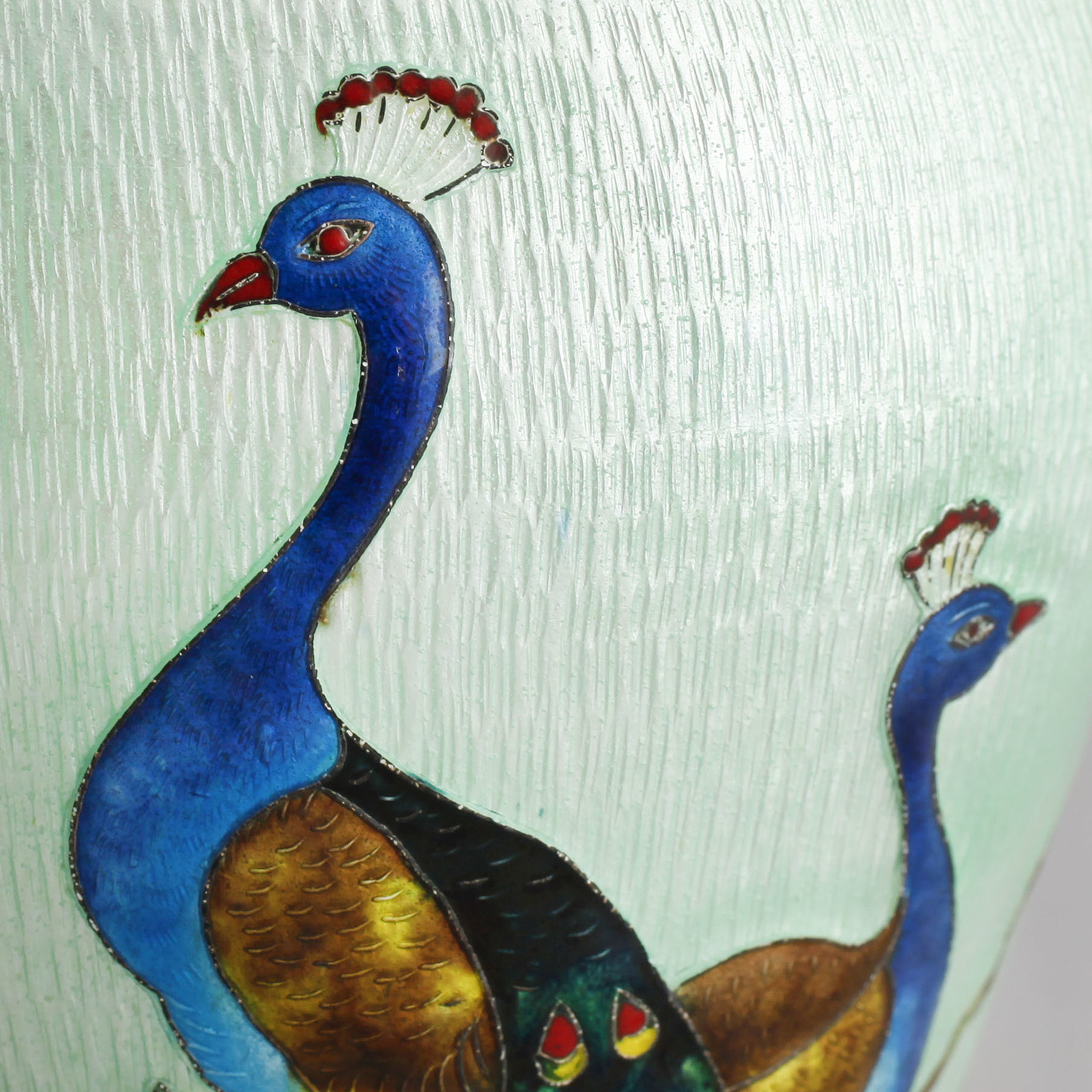 VAS, silver och emalj, Korea, 1900-talets andra hälft. - Bukowskis