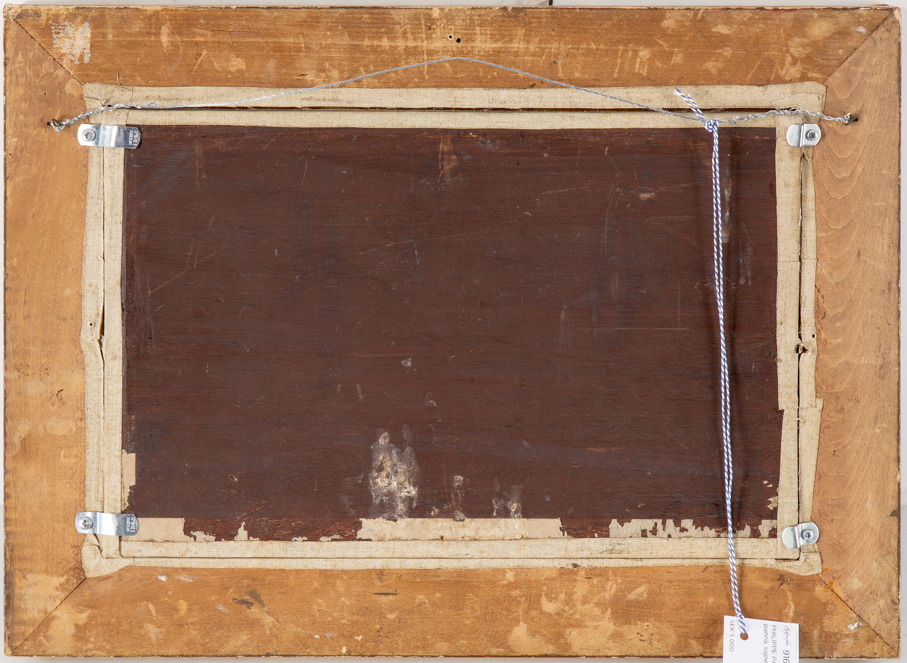 PHILIPPE PARROT, oil on panel, signed. - Bukowskis