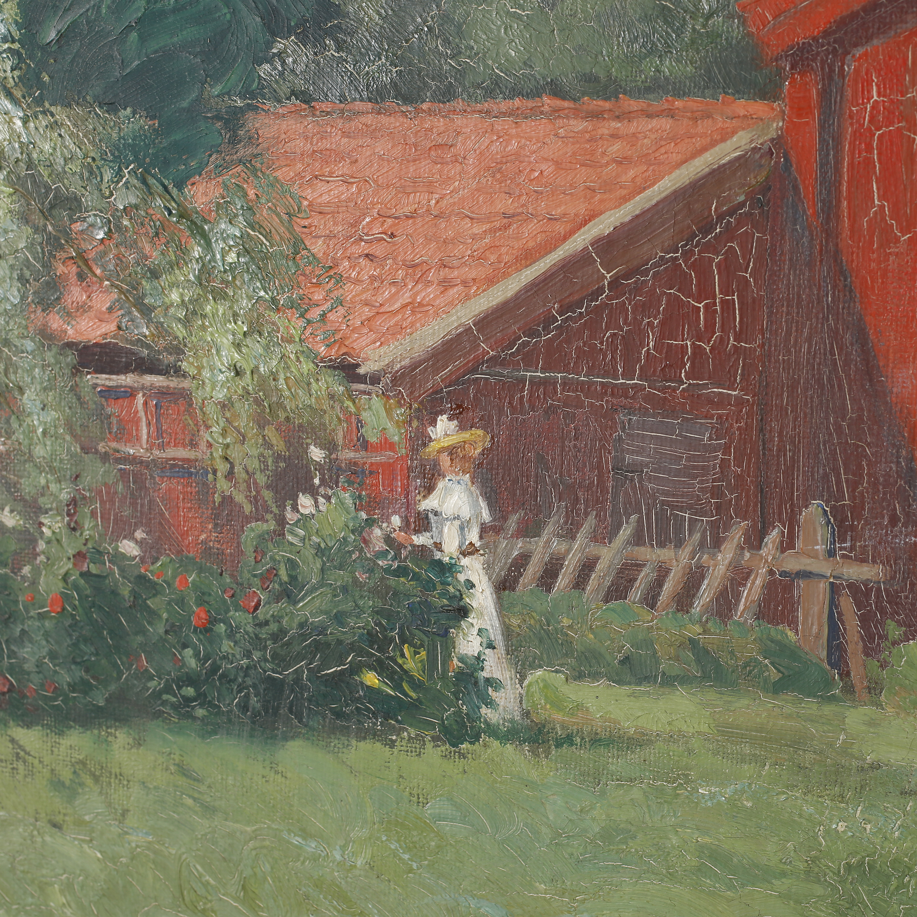 ERIK ABRAHAMSSON, olja på duk, signerad och daterad 1898. - Bukowskis
