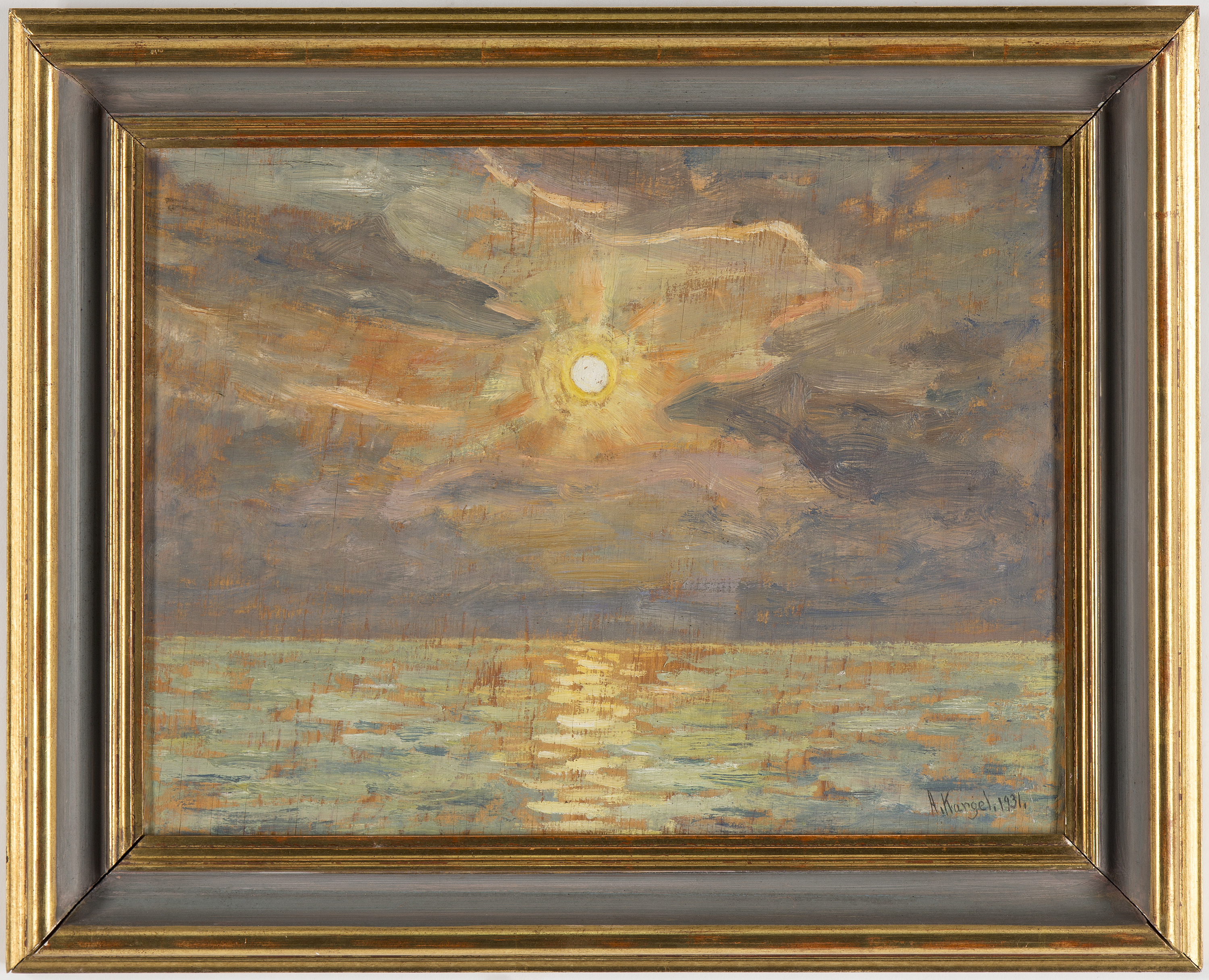 AXEL KARGEL, oil on pannel, signed and dated, 1931. - Bukowskis