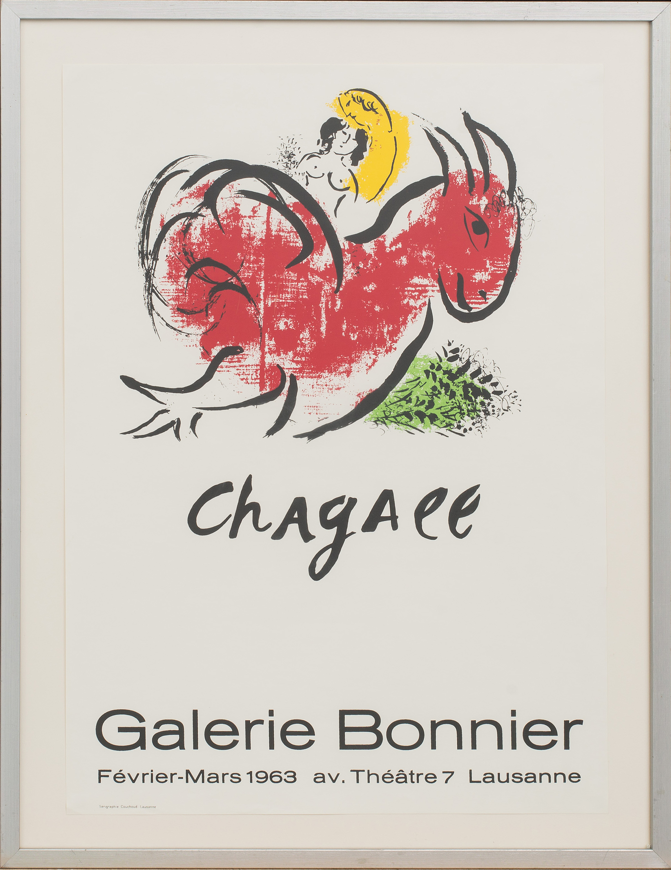 MARC CHAGALL, poster, 1963. - Bukowskis