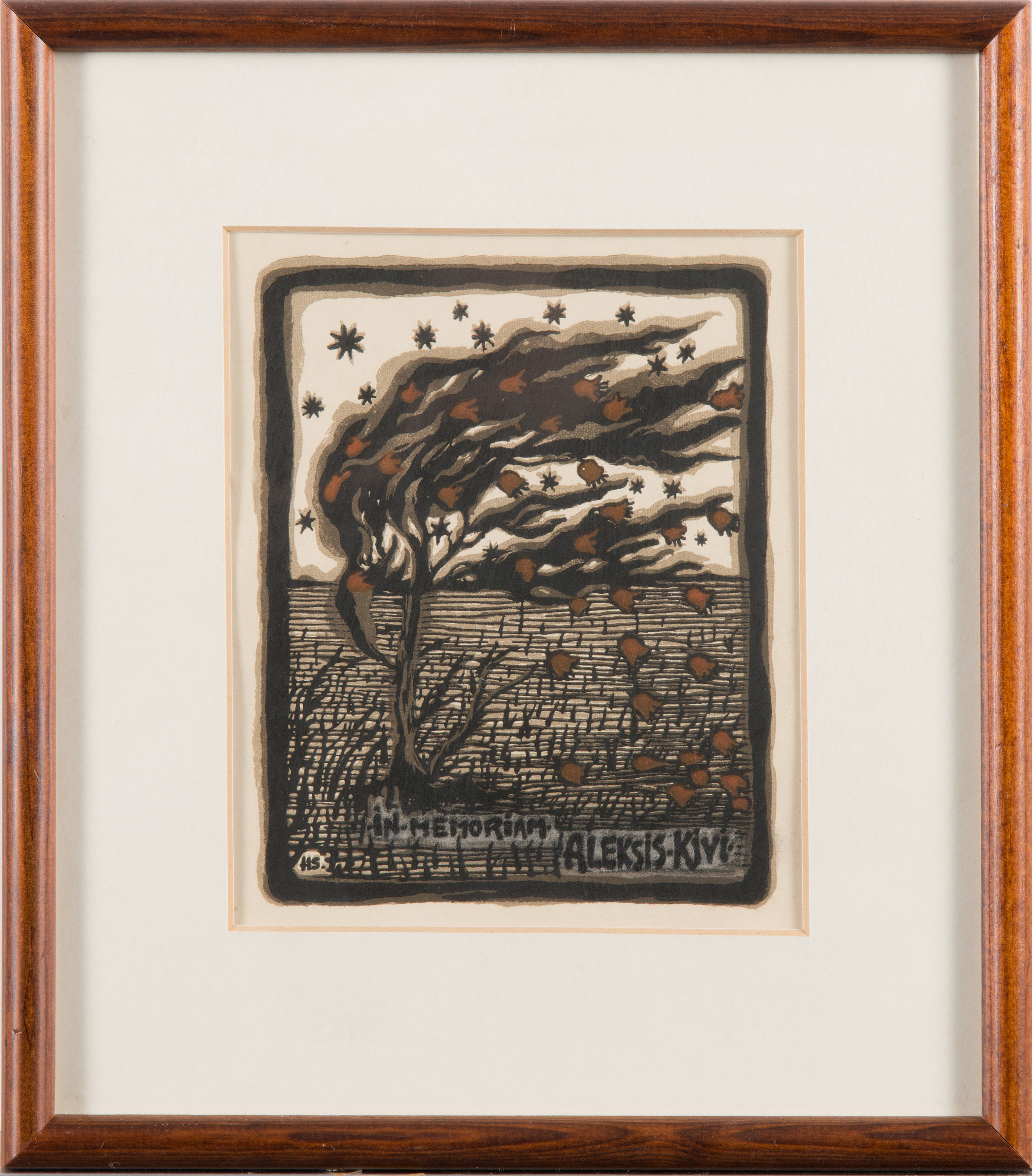 HUGO SIMBERG, träsnitt, signerad i trycket. - Bukowskis