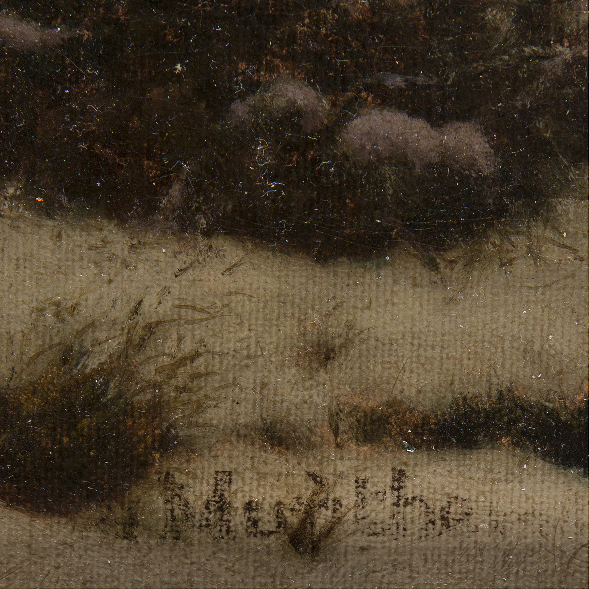 LUDWIG MUNTHE, oil on canvas, signed. - Bukowskis