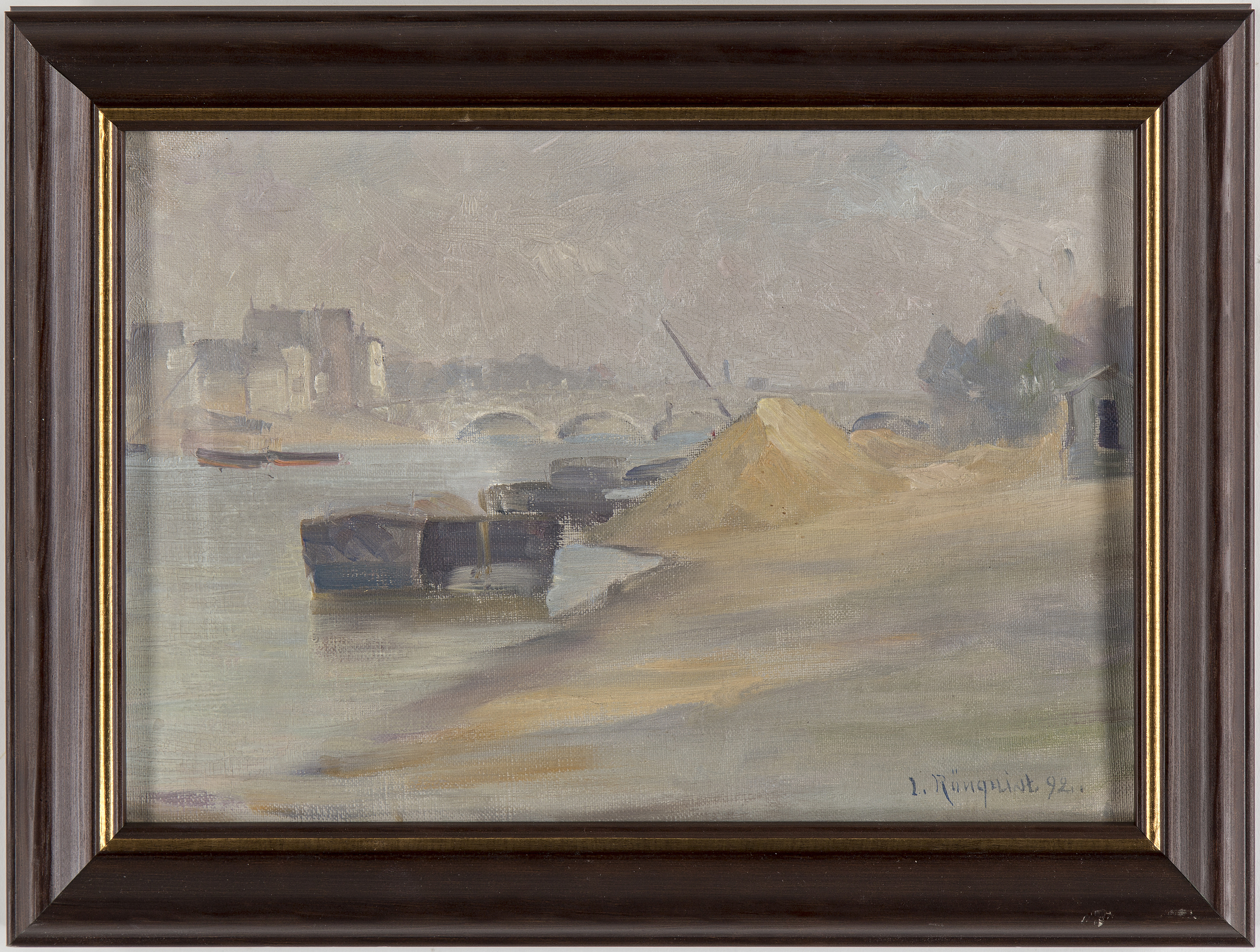 LOTTEN RÖNQUIST, oil on canvas, signed and dated - 92. - Bukowskis
