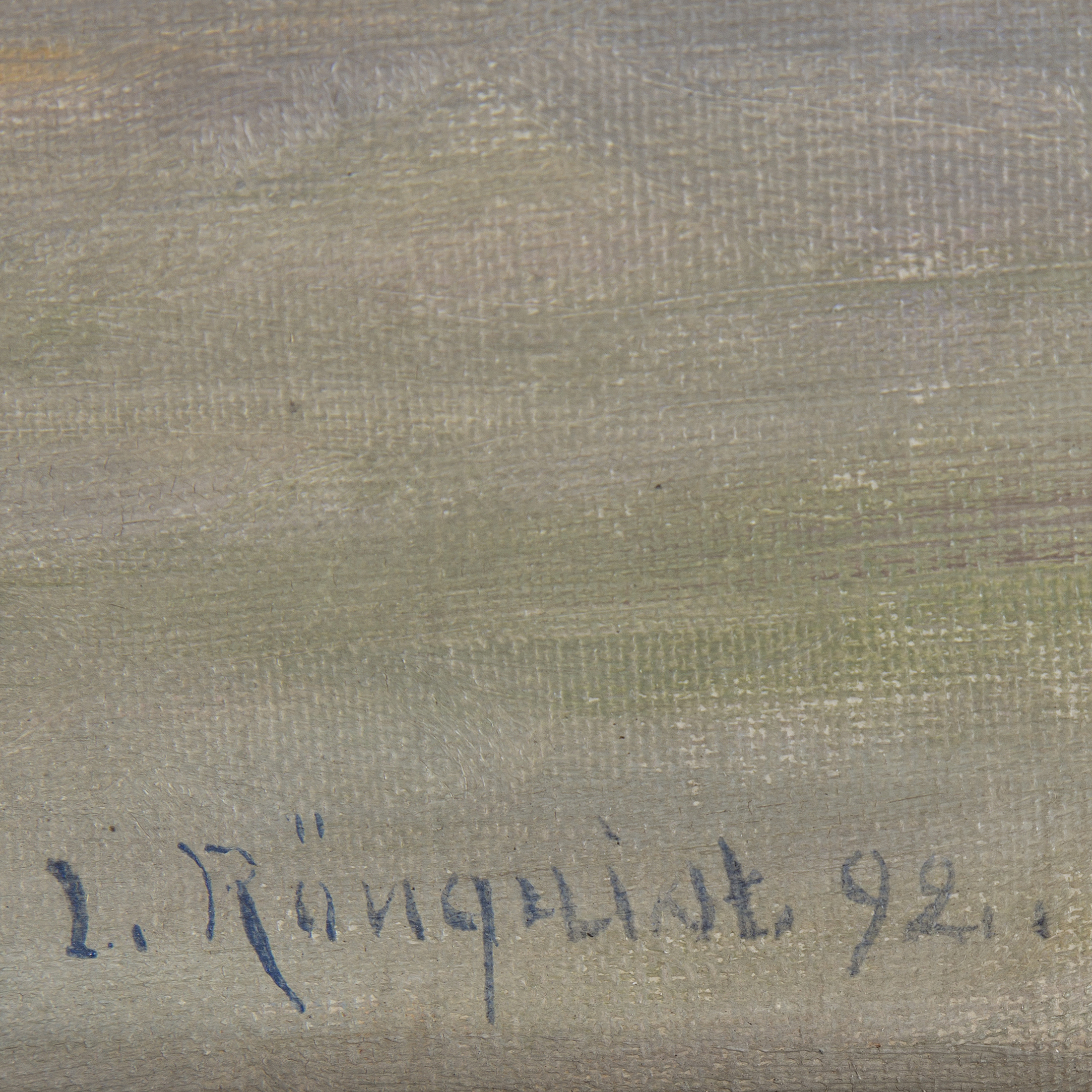 LOTTEN RÖNQUIST, oil on canvas, signed and dated - 92. - Bukowskis