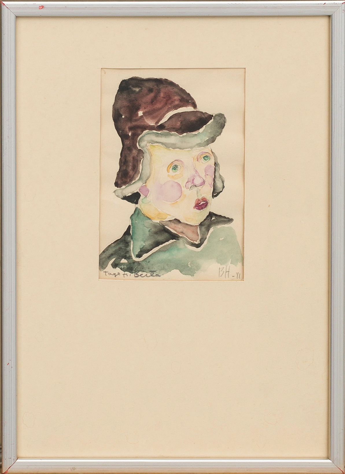 BERTA HANSSON, signed and datedwatercolour. - Bukowskis