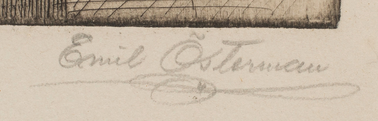 EMIL ÖSTERMAN, EMIL ÖSTERMAN, - Bukowskis