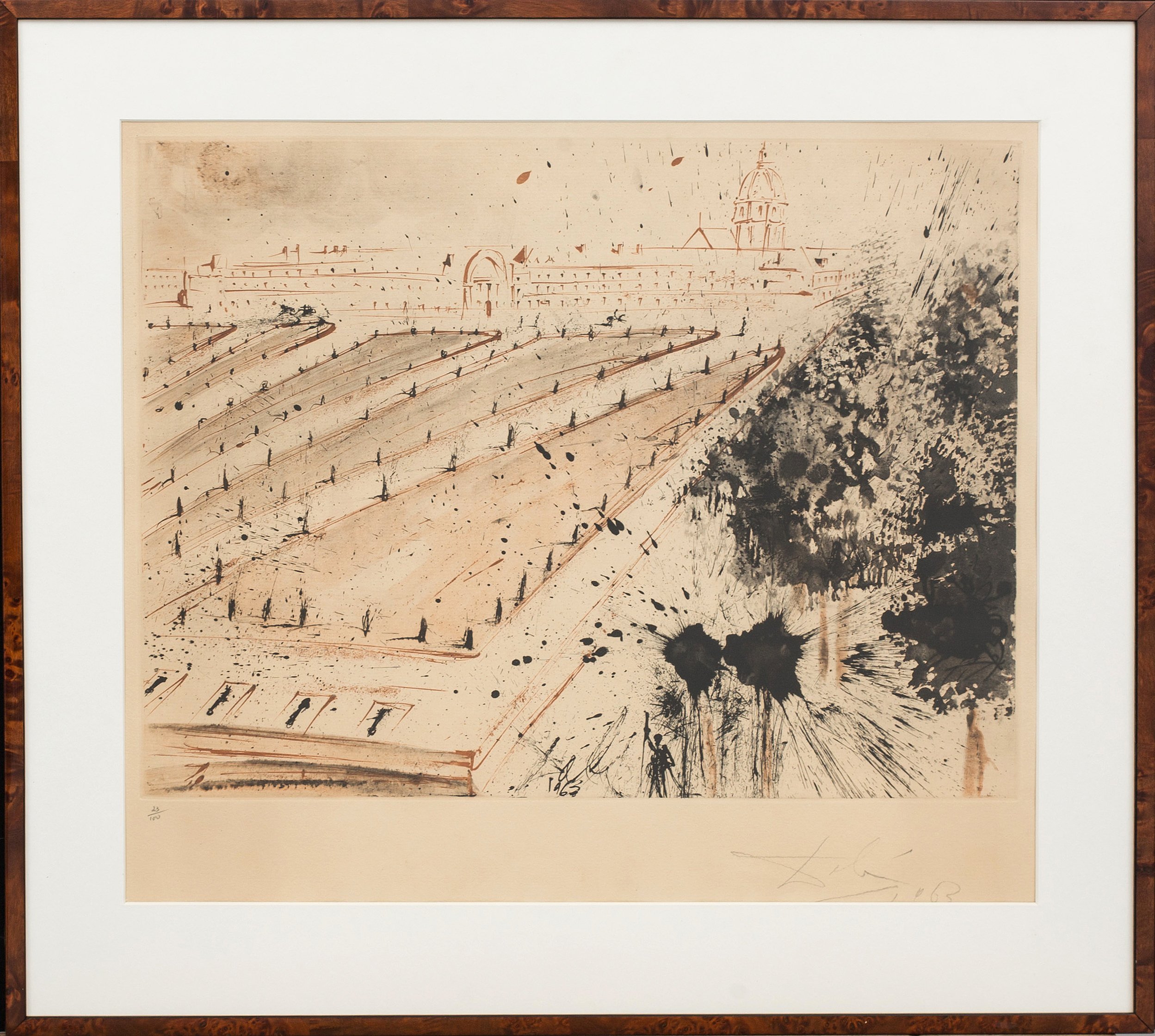 SALVADOR DALÍ, etching, signed and numbered 23/100. - Bukowskis