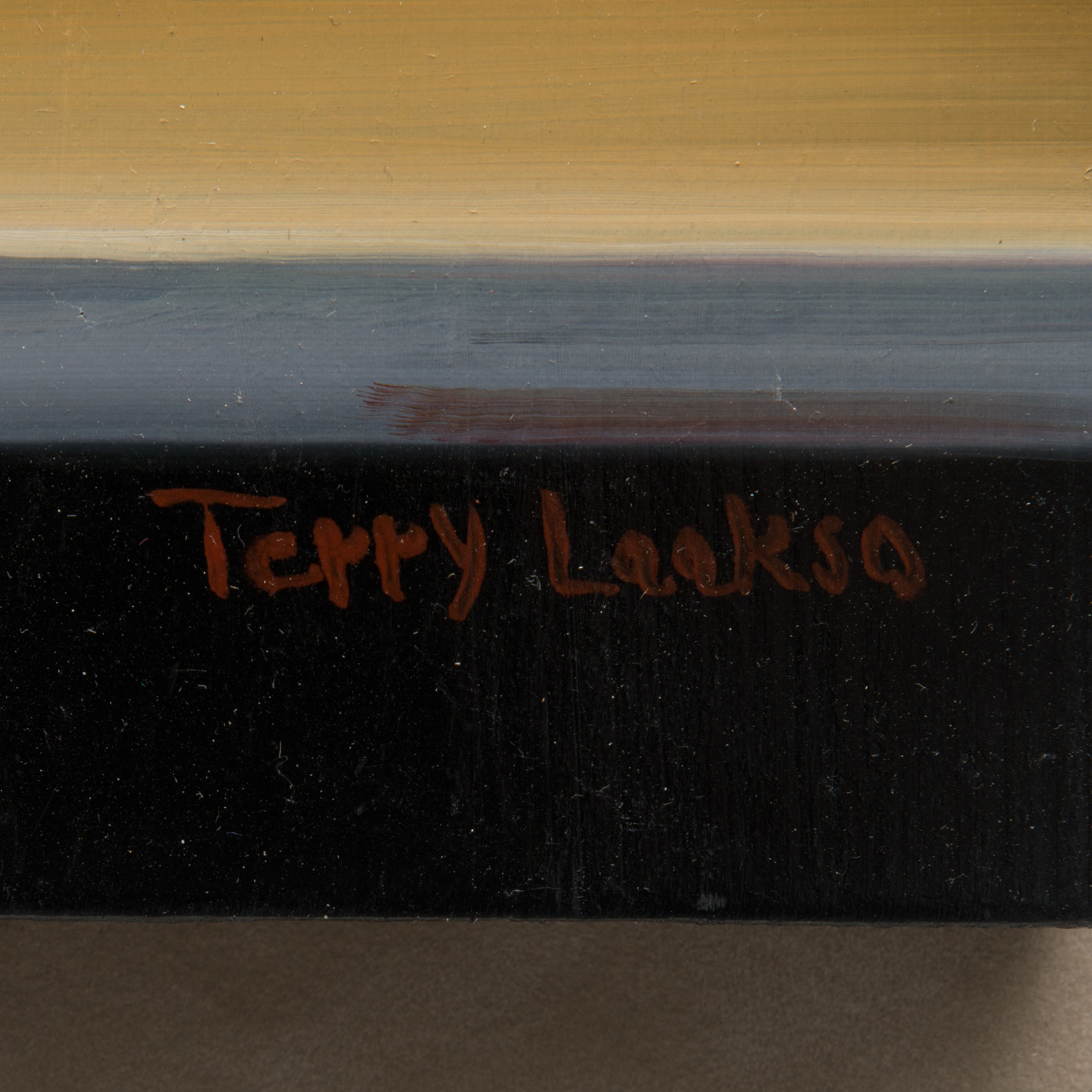 TERRY LAAKSO, olja på pannå, signerad, a tergo daterad 2006. - Bukowskis