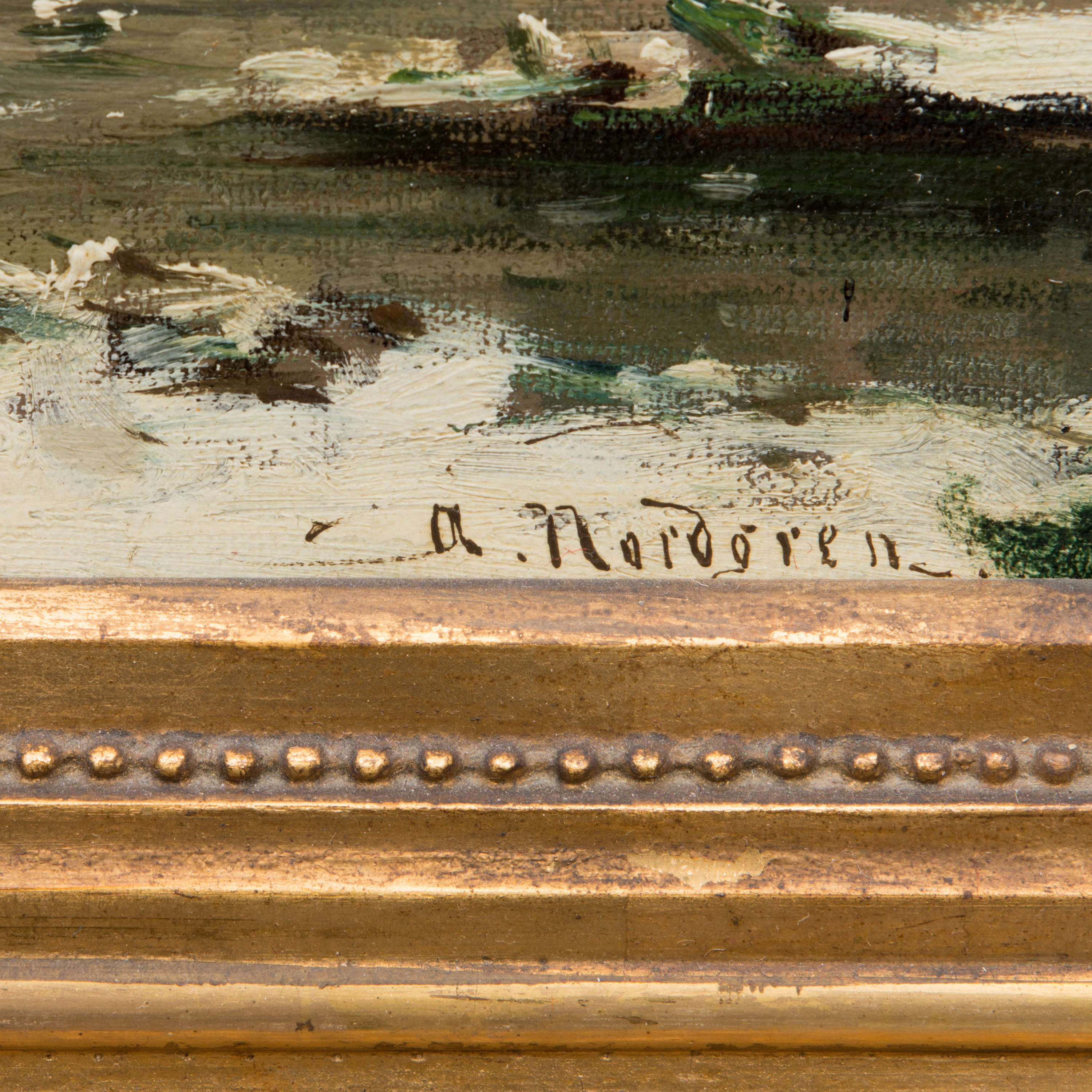 AXEL NORDGREN, olja på duk, signerad. - Bukowskis