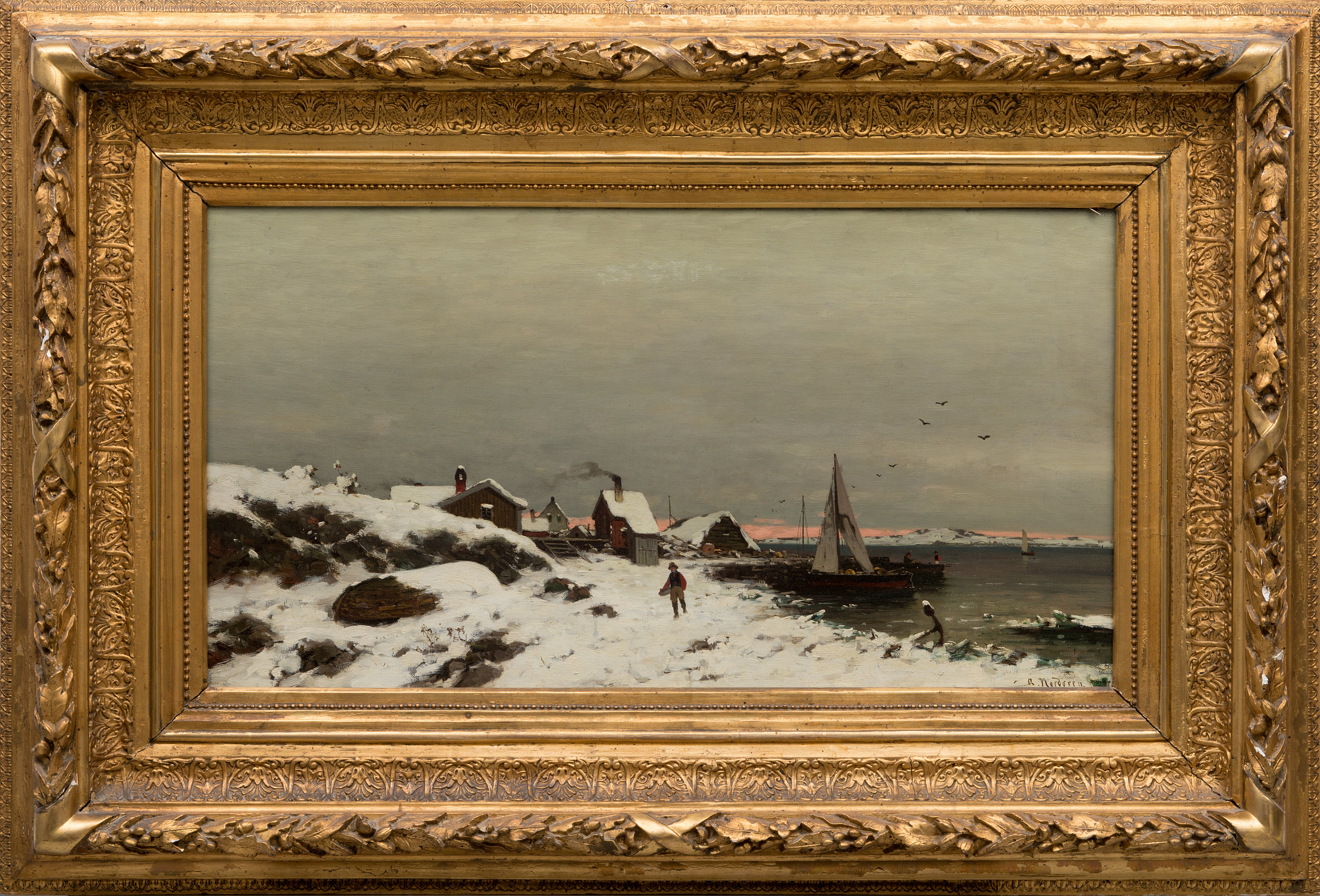 AXEL NORDGREN, olja på duk, signerad. - Bukowskis