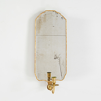 A late Baroque one-light girandole mirror signed Erhard Göbel ...