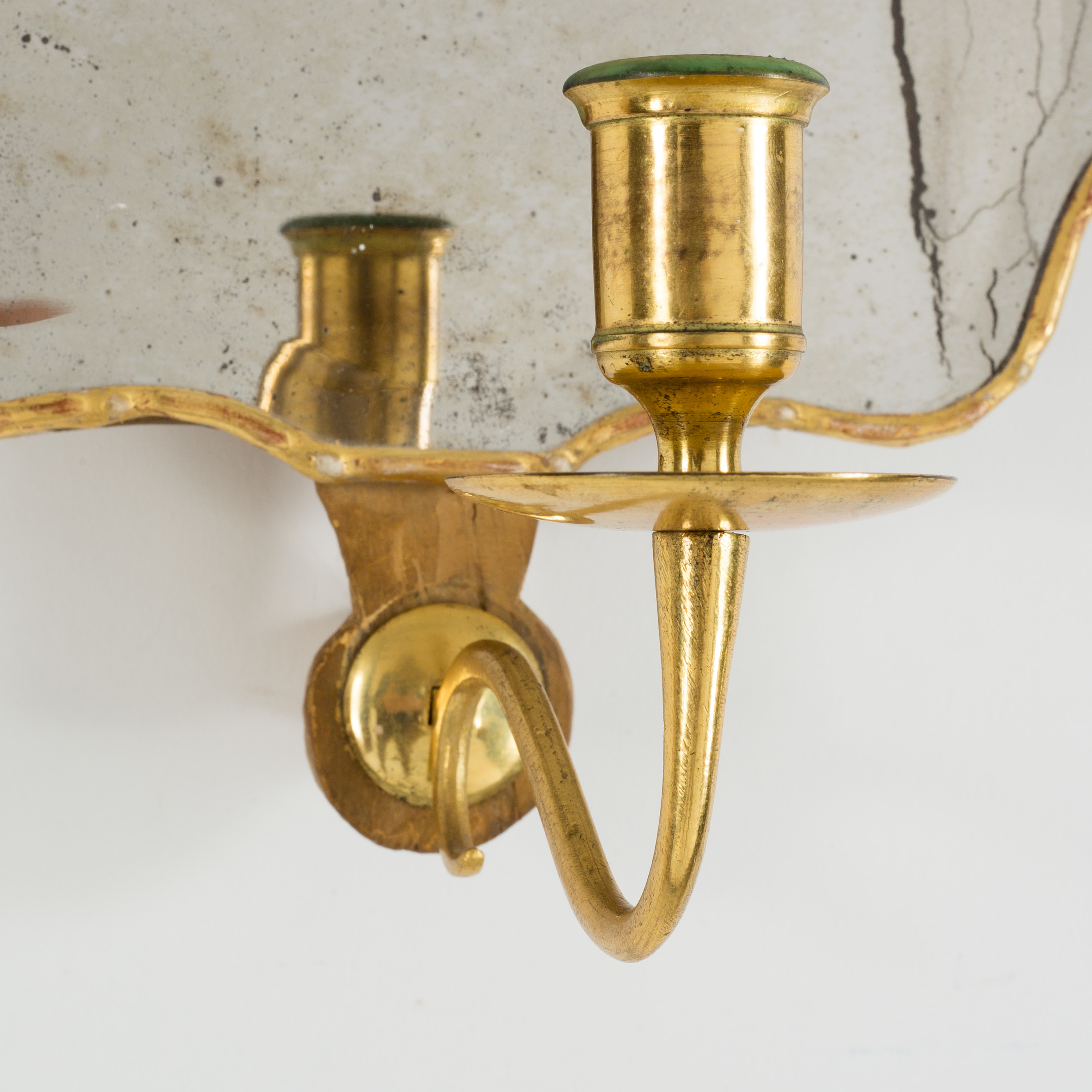 A late Baroque one-light girandole mirror signed Erhard Göbel ...