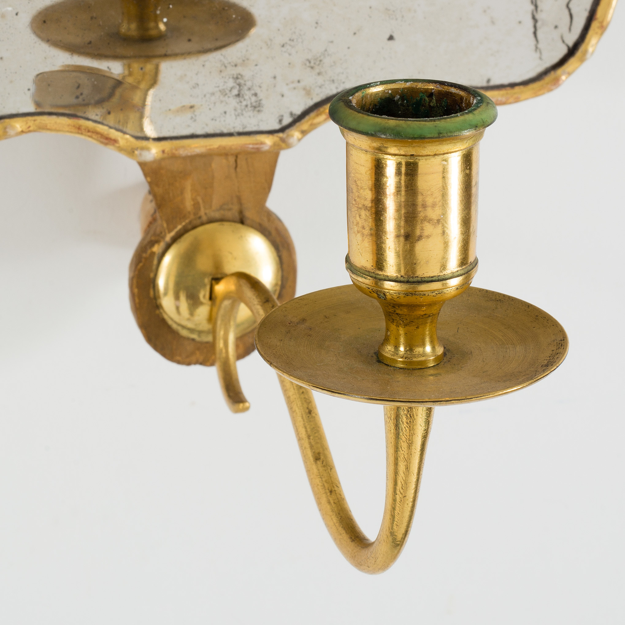 A late Baroque one-light girandole mirror signed Erhard Göbel ...