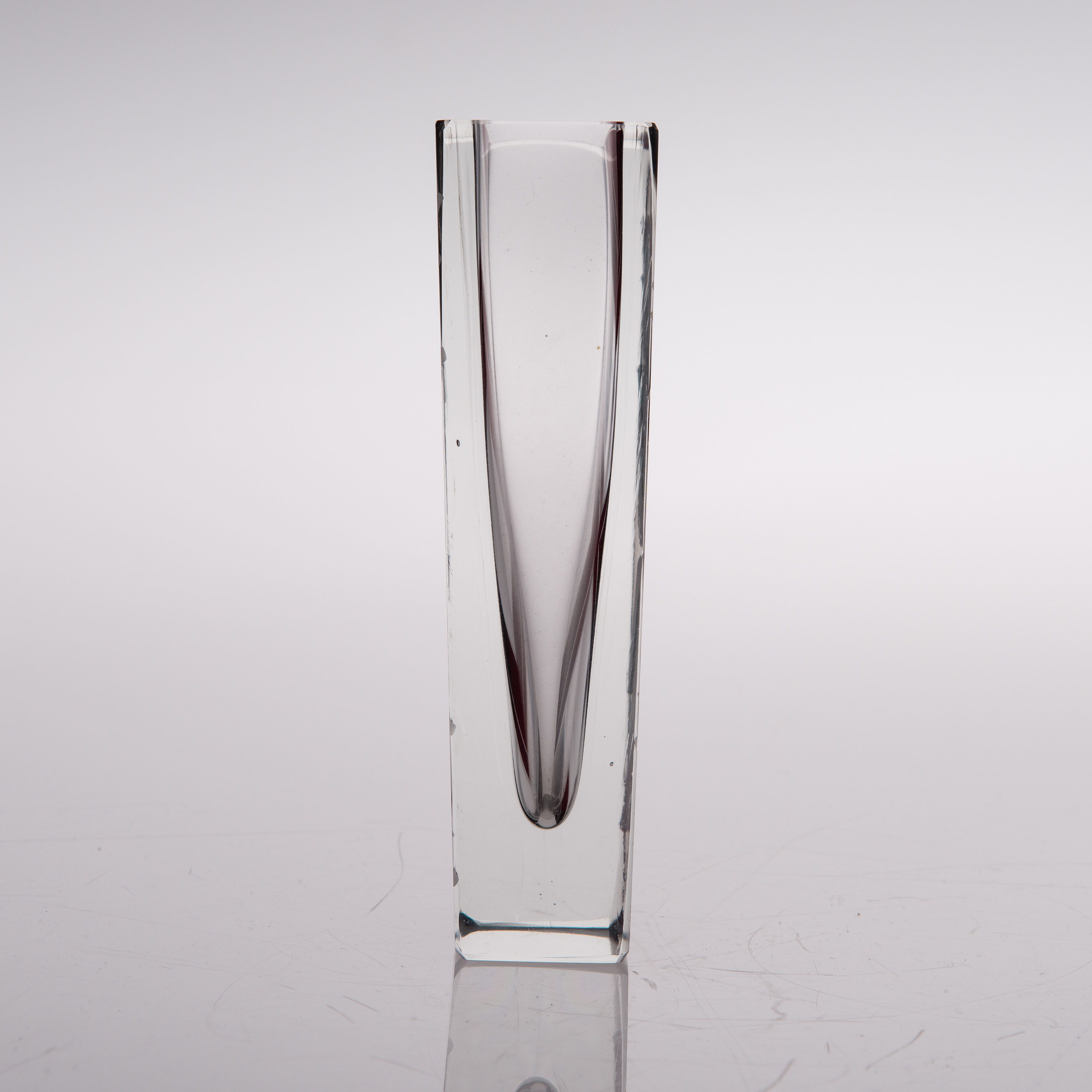 Attributed to KARL PALDA, glass vase, first half of the 20th century ...