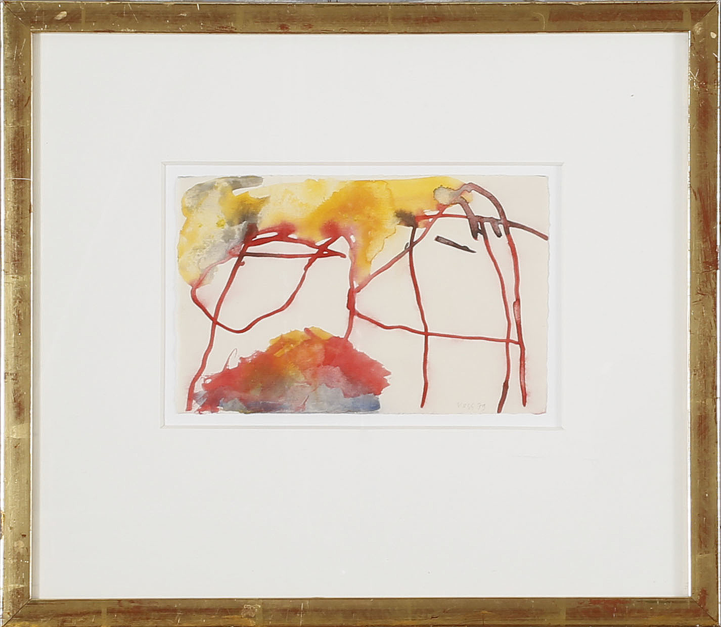 JAN VOSS, a watercolor, signed Voss and dated -79. - Bukowskis