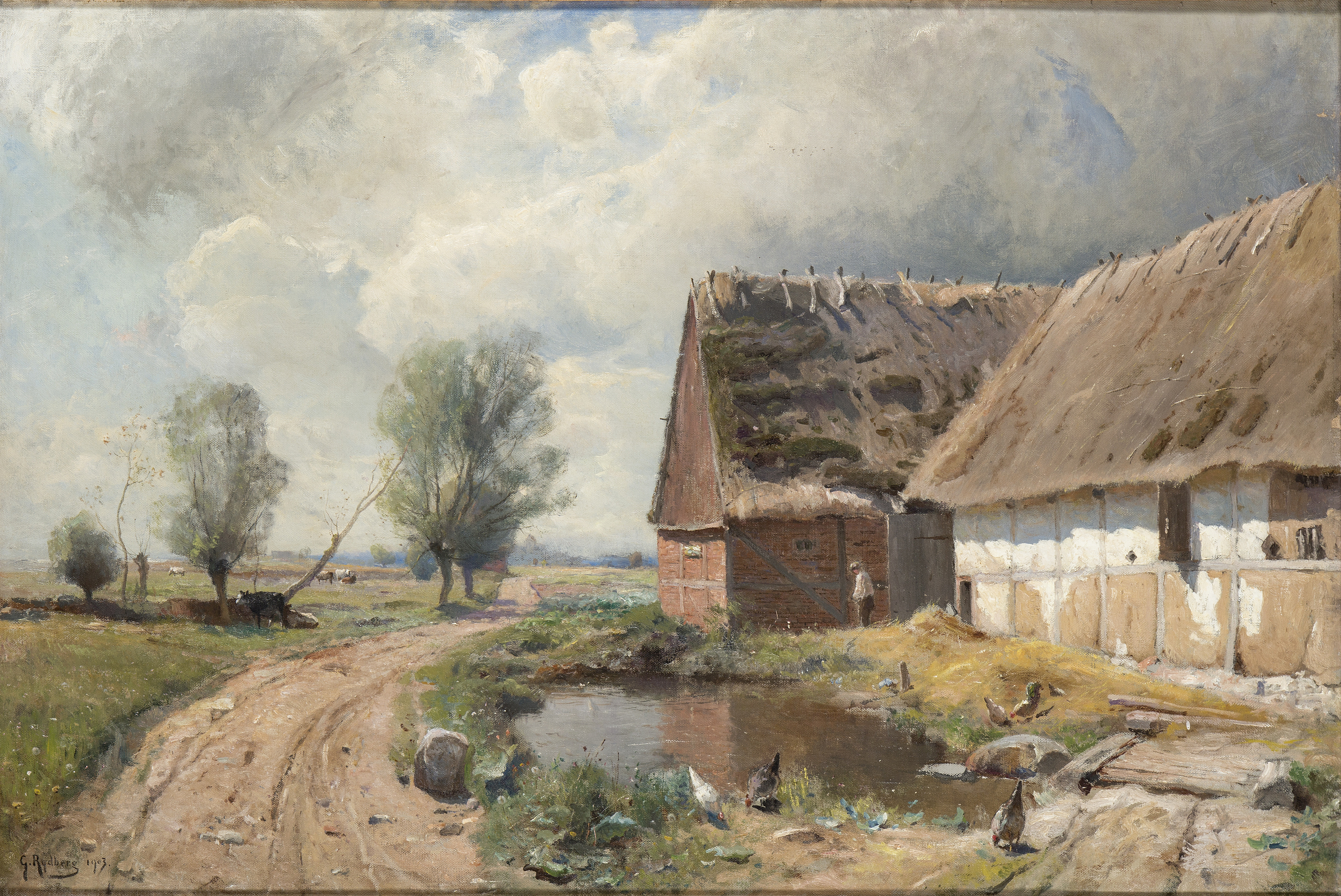 GUSTAF RYDBERG, oil on canvas, signed and dated 1903. - Bukowskis