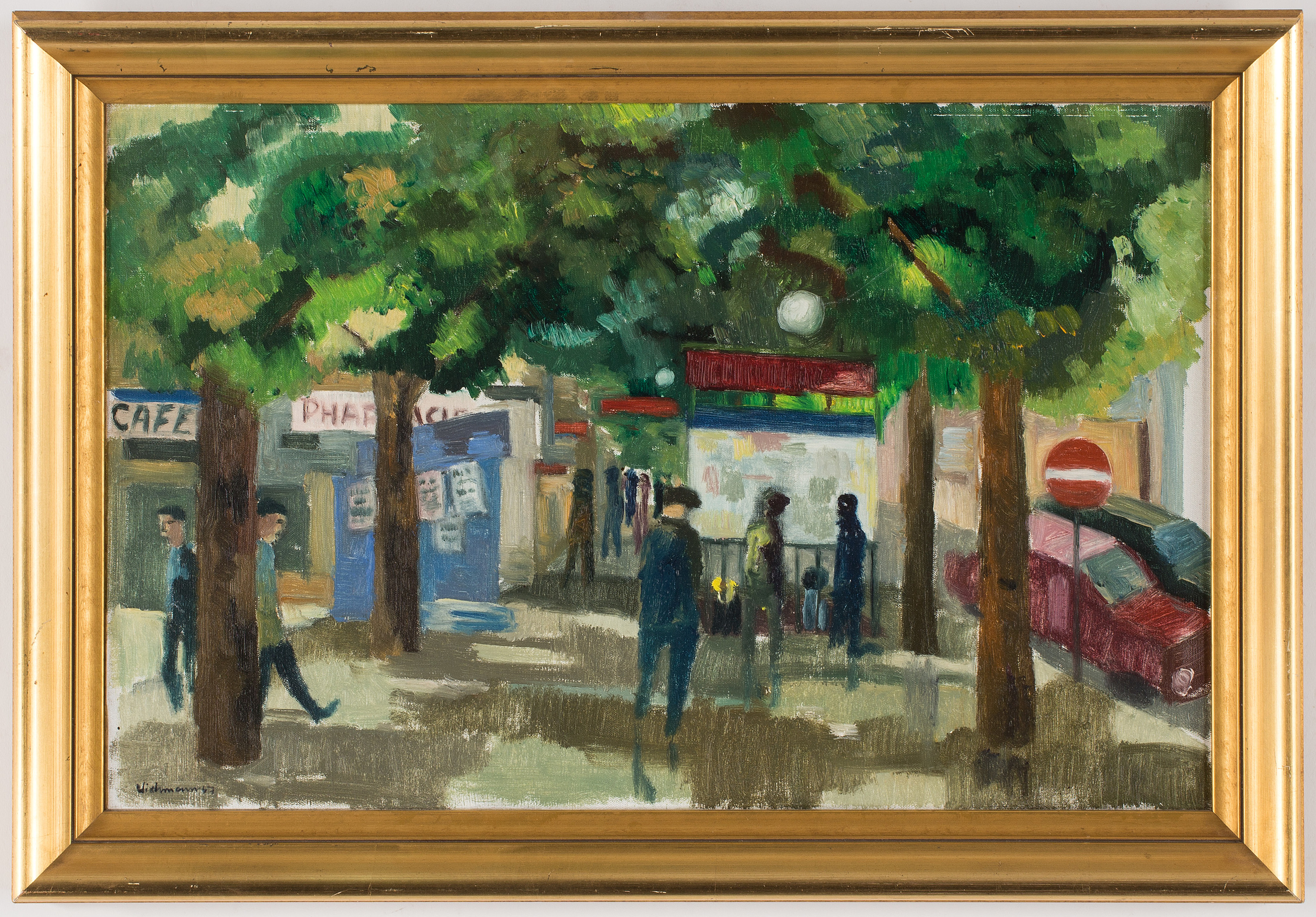 HARRY WICHMANN, oil on canvas 33 x 51 cm. Signed and dated -47. - Bukowskis