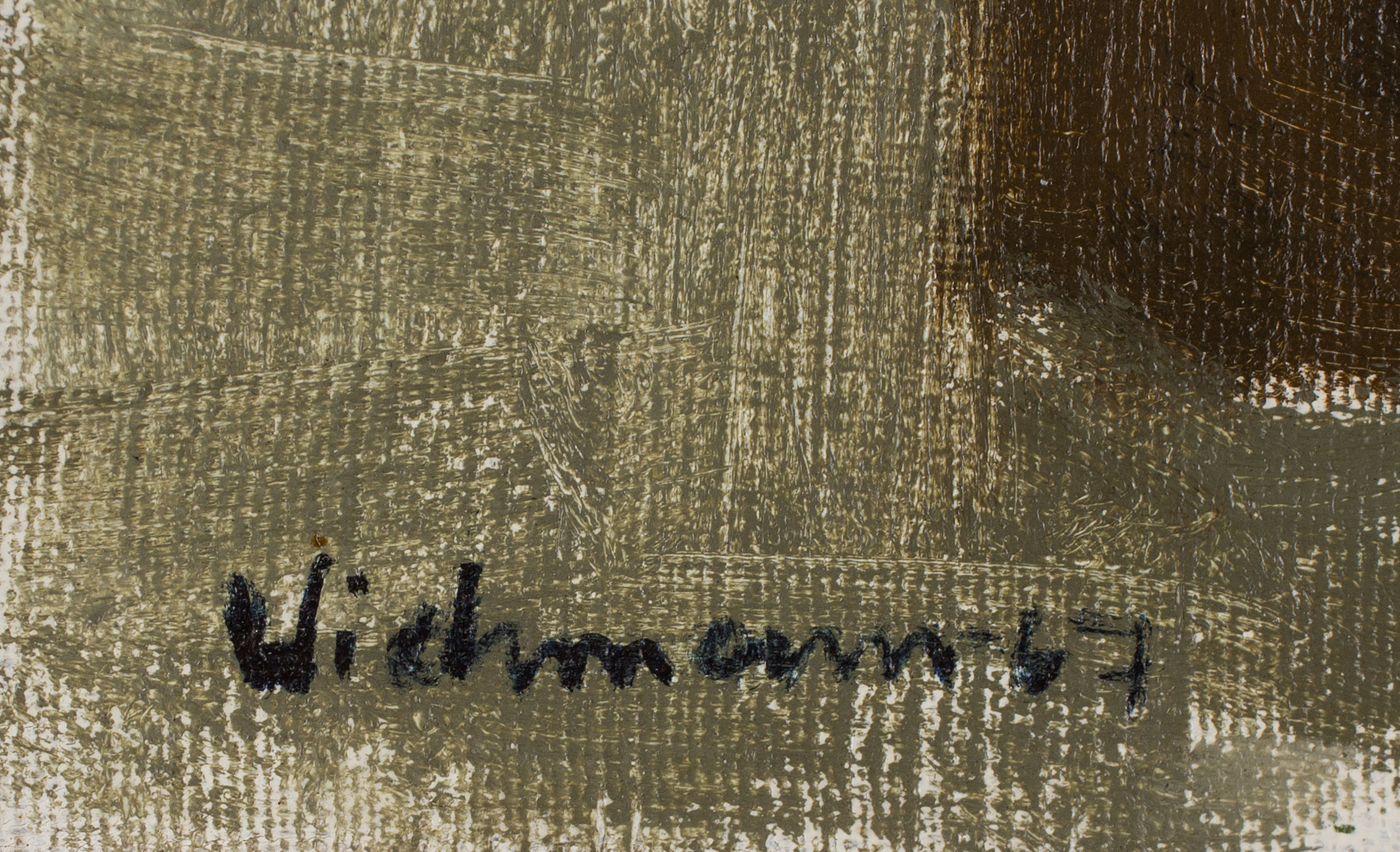 HARRY WICHMANN, oil on canvas 33 x 51 cm. Signed and dated -47. - Bukowskis