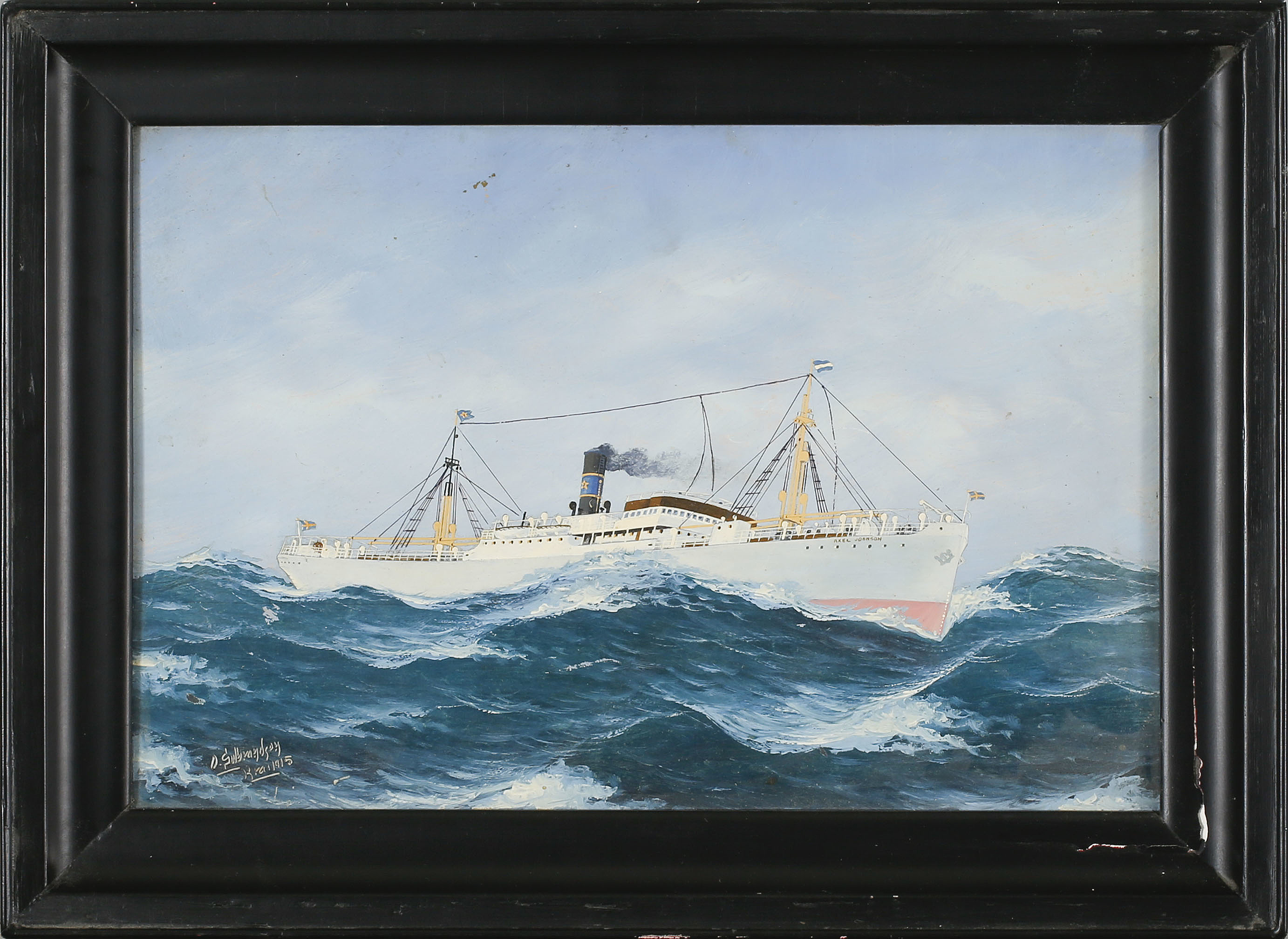 OLAF GULBRANDSEN, oil on panel, signed and dated Kra 1915. - Bukowskis