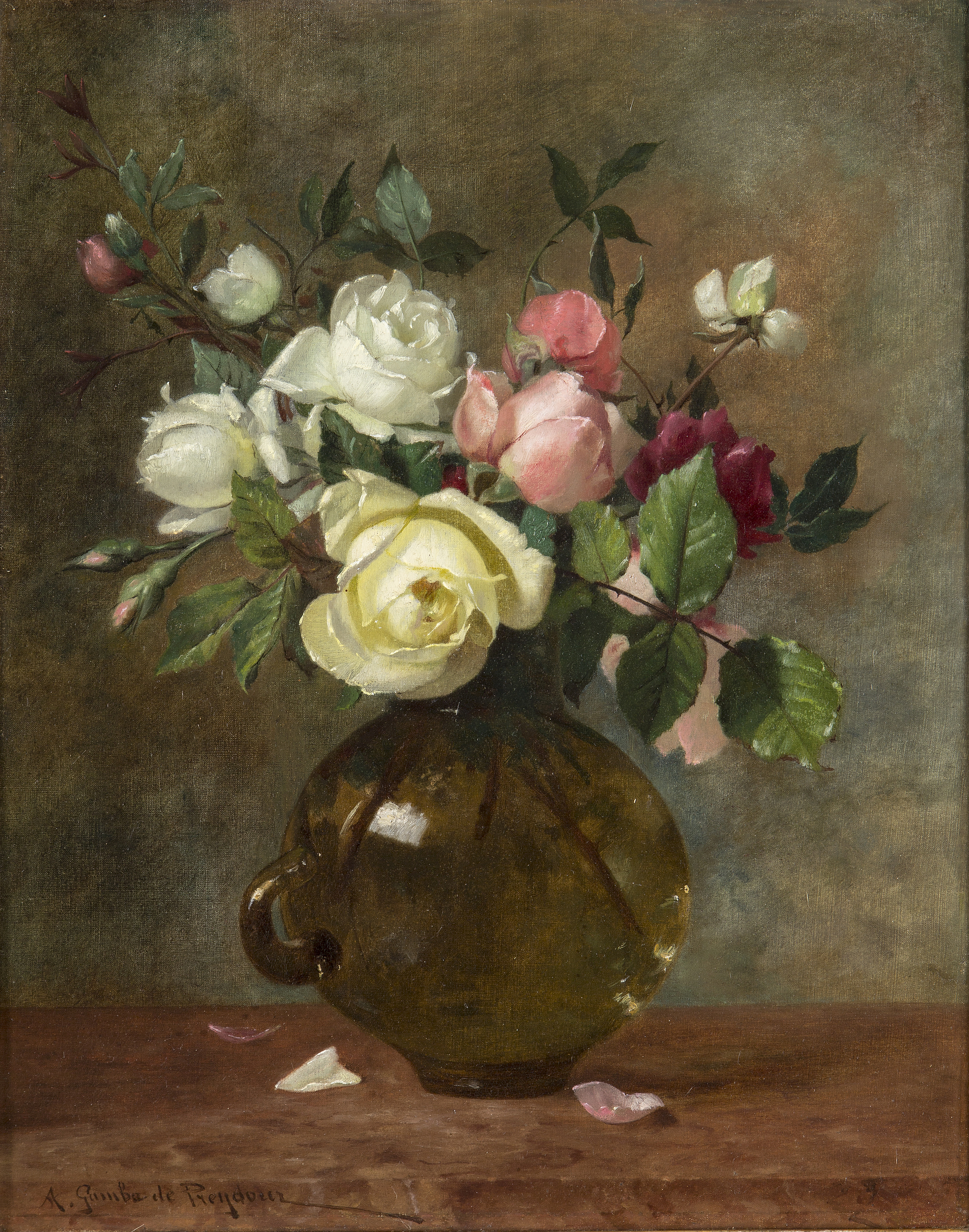 JULES-ALEXANDRE GAMBA DE PREYDOUR, oil on canvas, signed. - Bukowskis