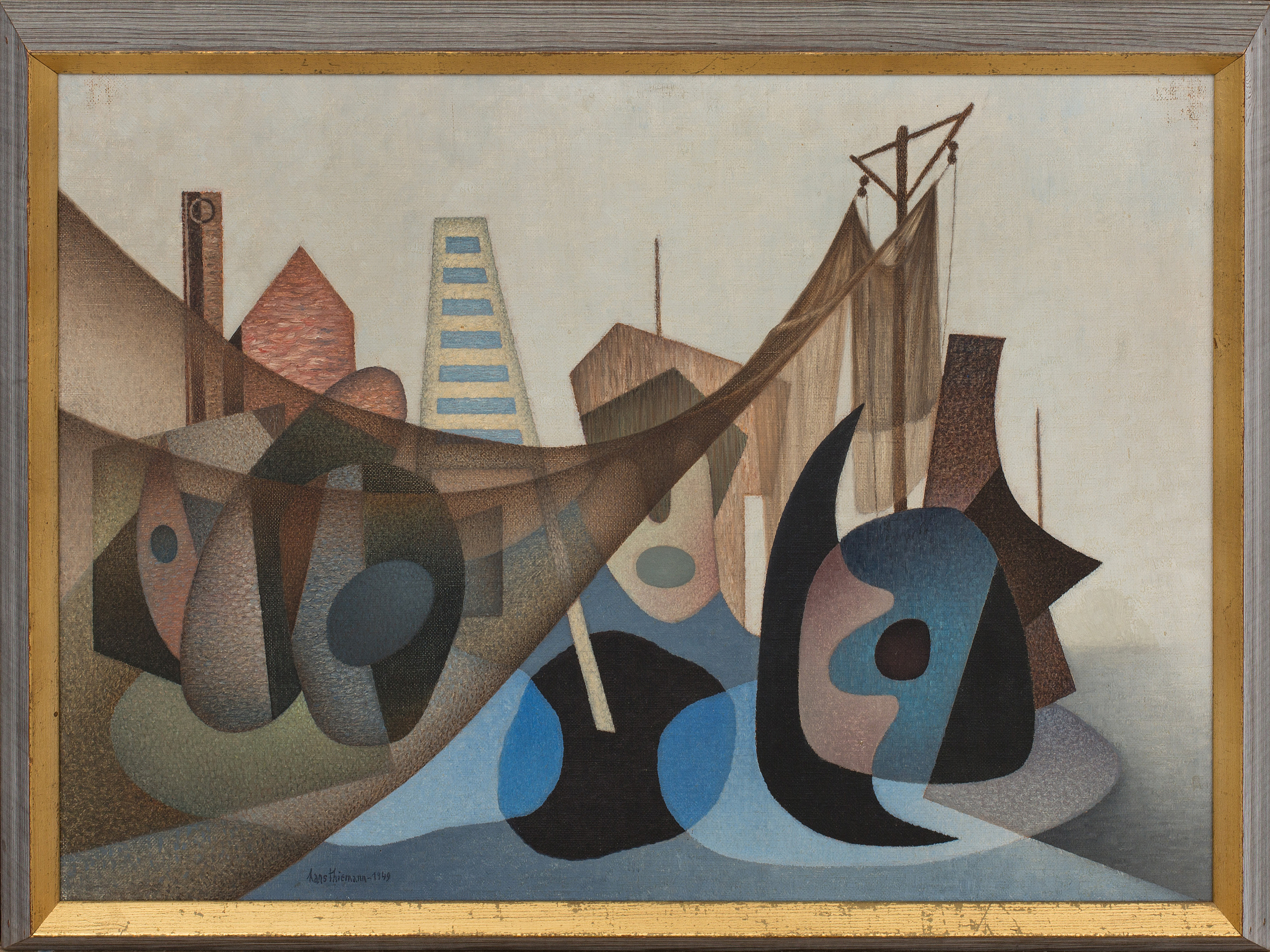 HANS THIEMANN, oil on canvas on panel, signed and dated, 1949. - Bukowskis