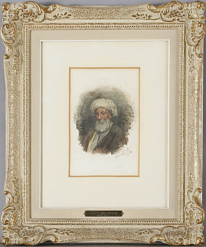GEORG VON ROSEN, watercolor, signed and dated -65?. - Bukowskis