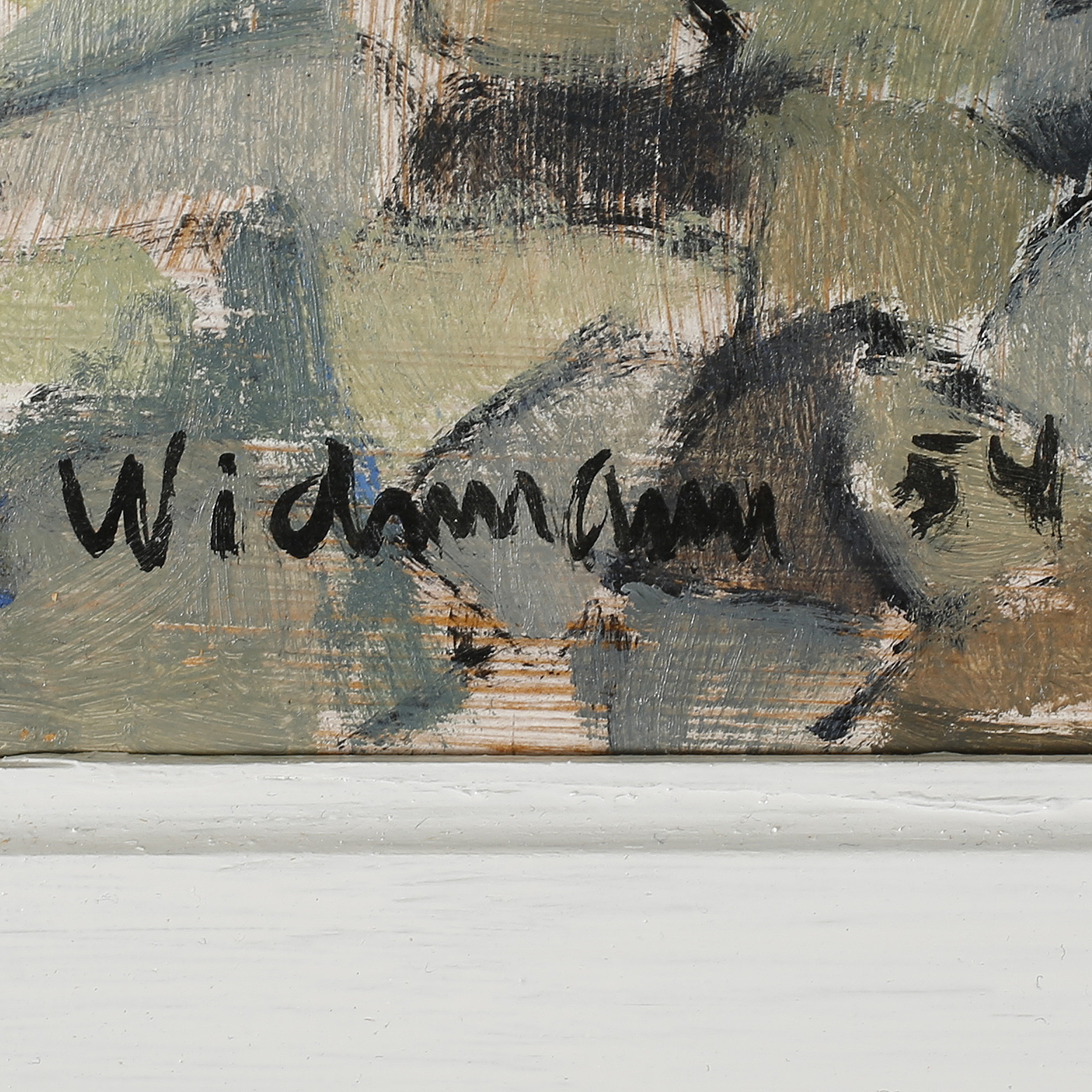 HARRY WICHMANN, oil on panel, signed and dated -54. - Bukowskis