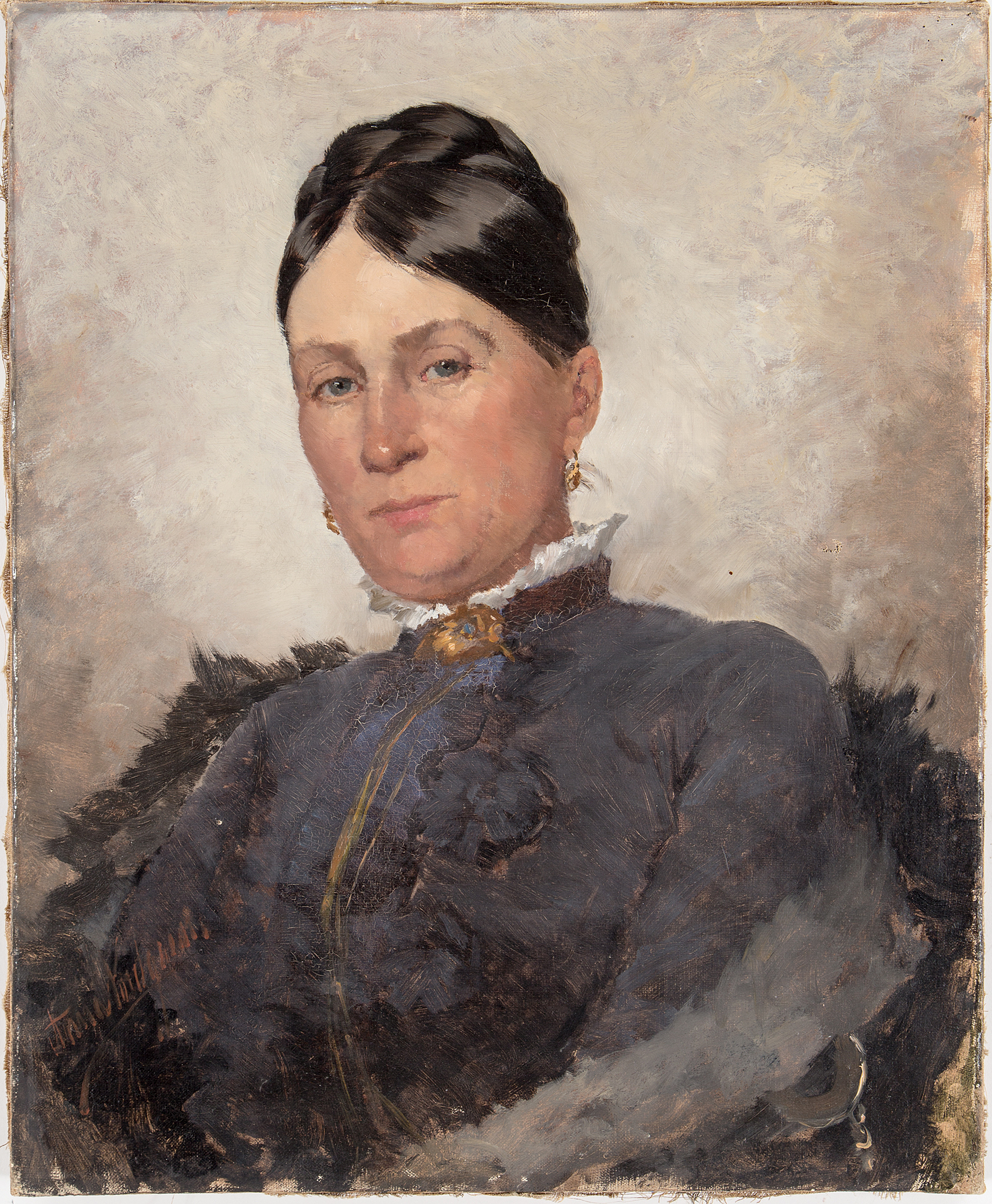 ANNA NORDGREN, oil on canvas, signed. - Bukowskis