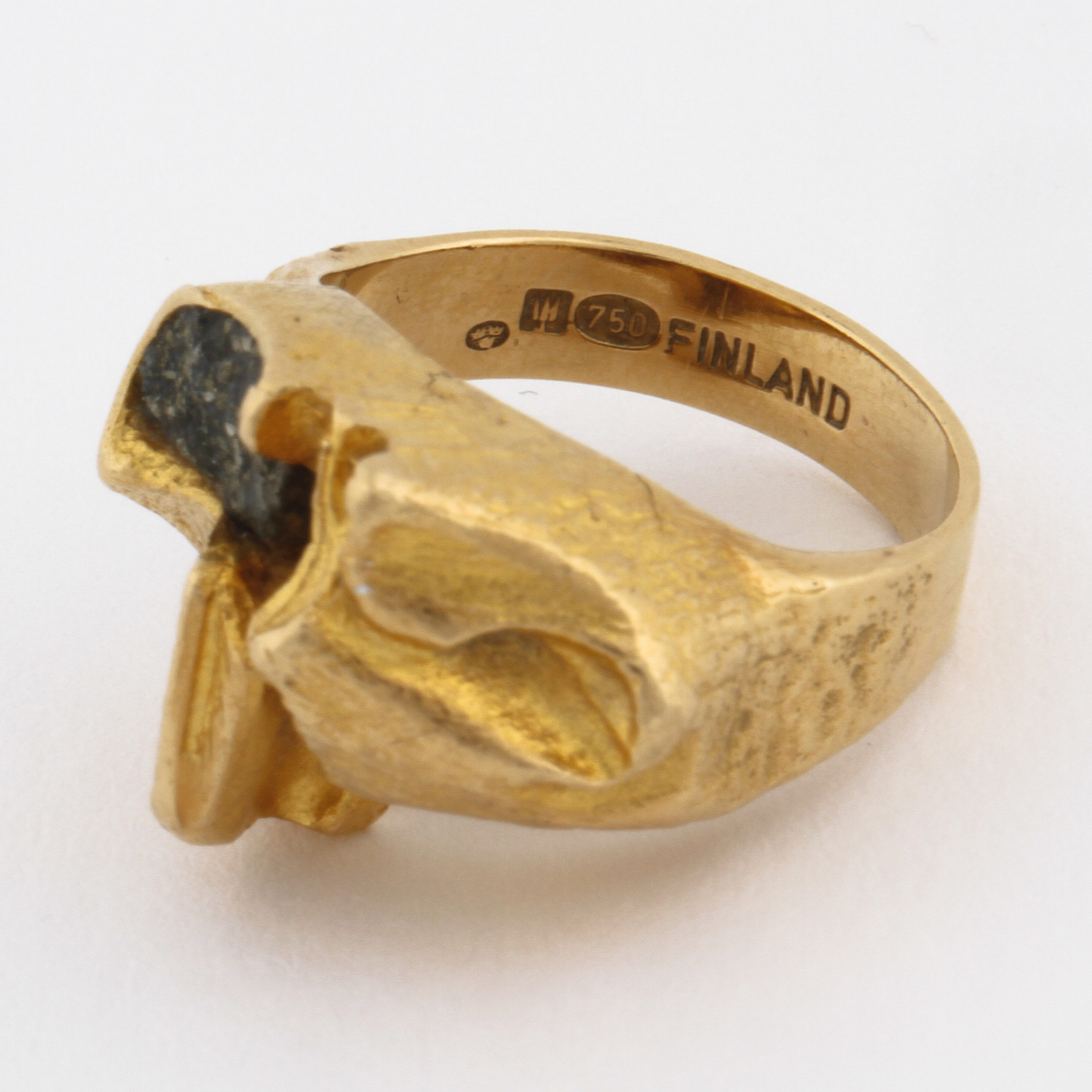 RING, med kopparmalm, "Polyfemos",Björn Weckström, Lapponia ...