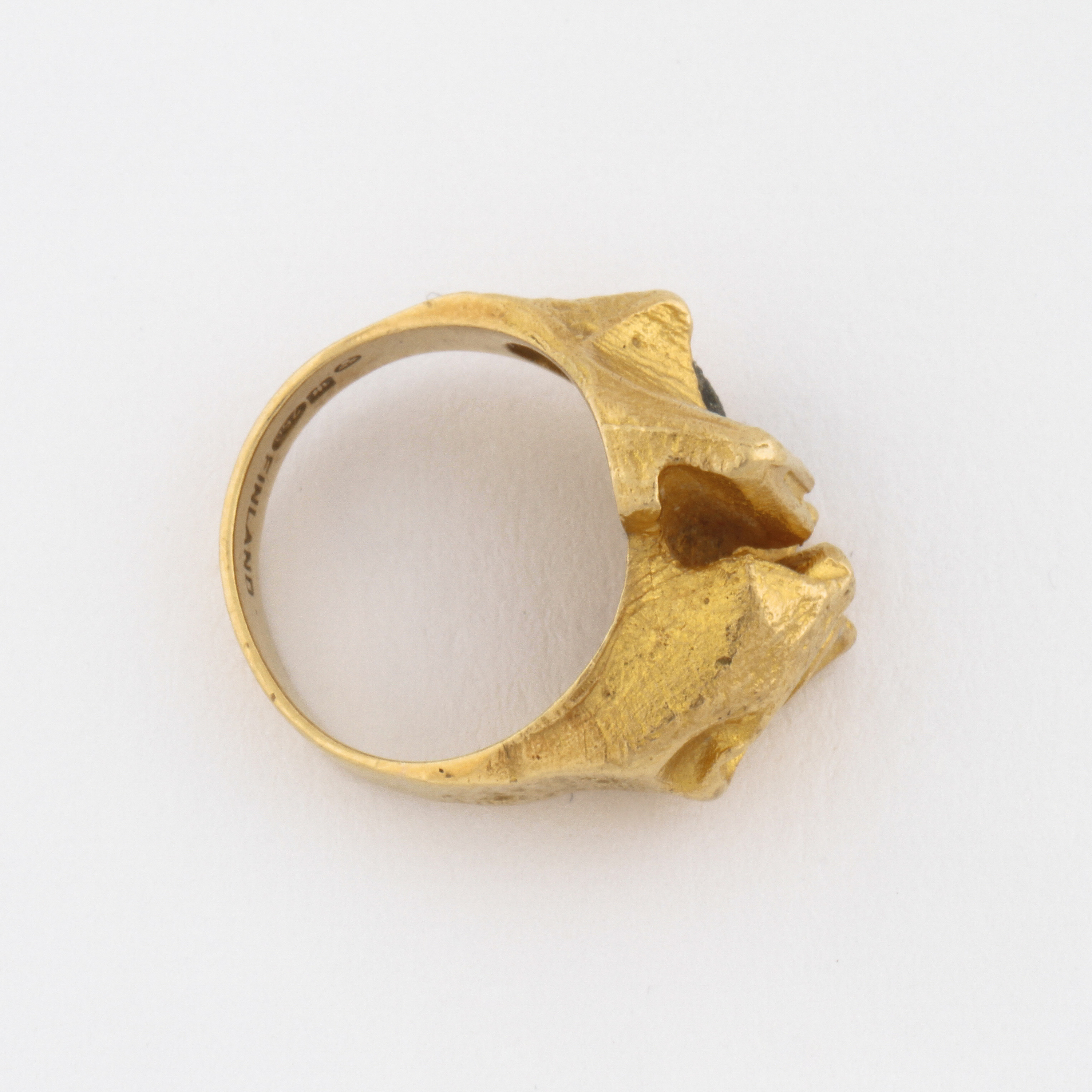 RING, med kopparmalm, "Polyfemos",Björn Weckström, Lapponia ...
