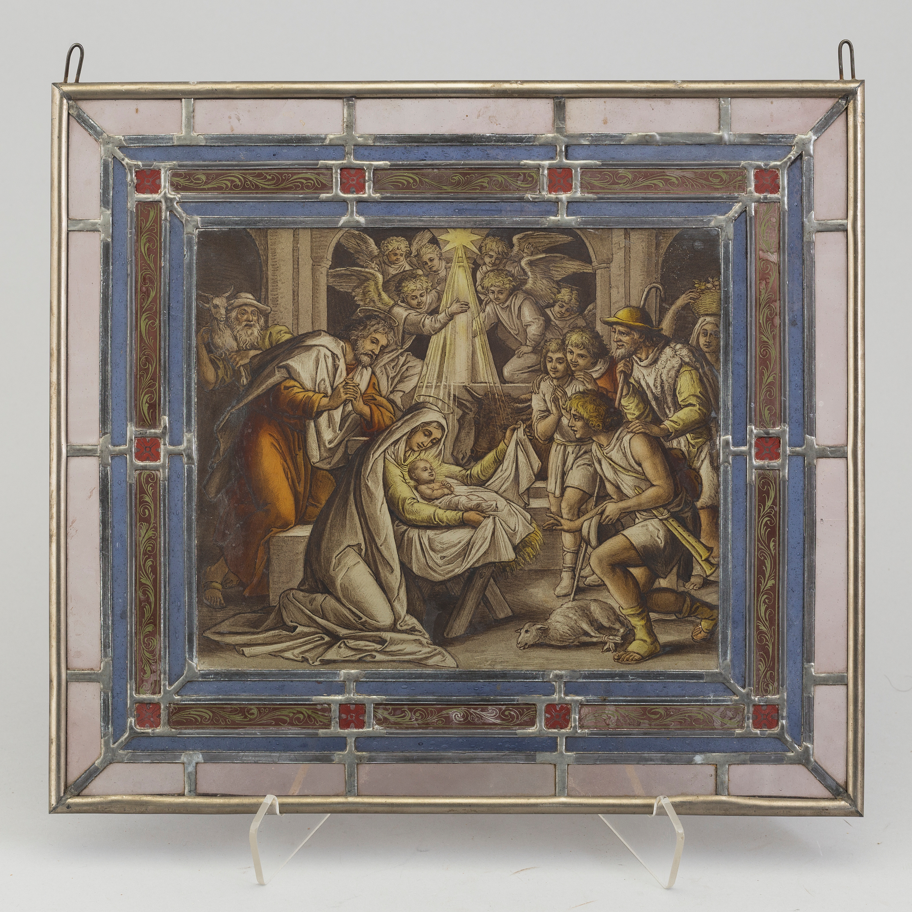 A pair of stained glass windows, circa 1900. - Bukowskis