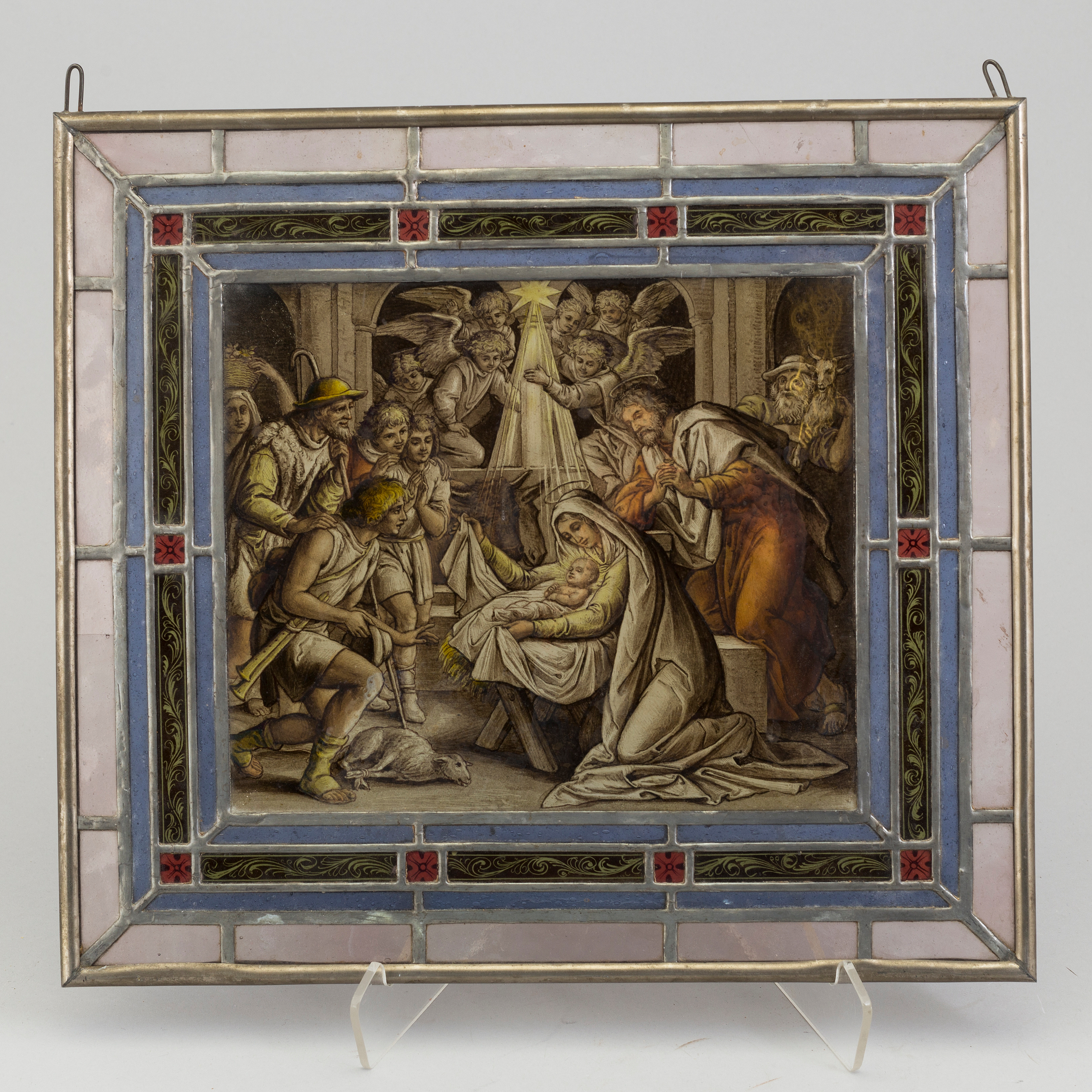 A pair of stained glass windows, circa 1900. - Bukowskis