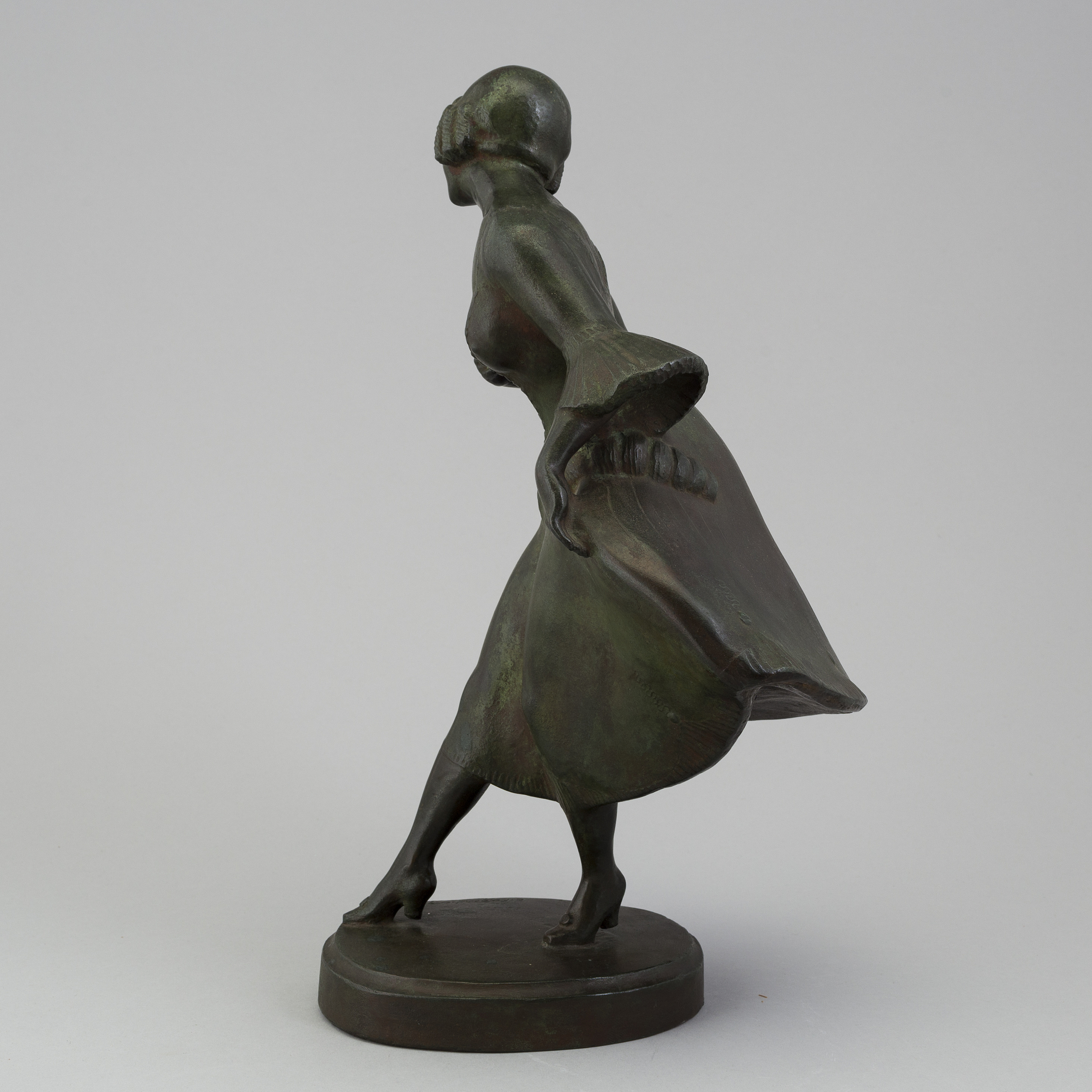 CARL FAGERBERG, skulptur, brons, signerad. - Bukowskis