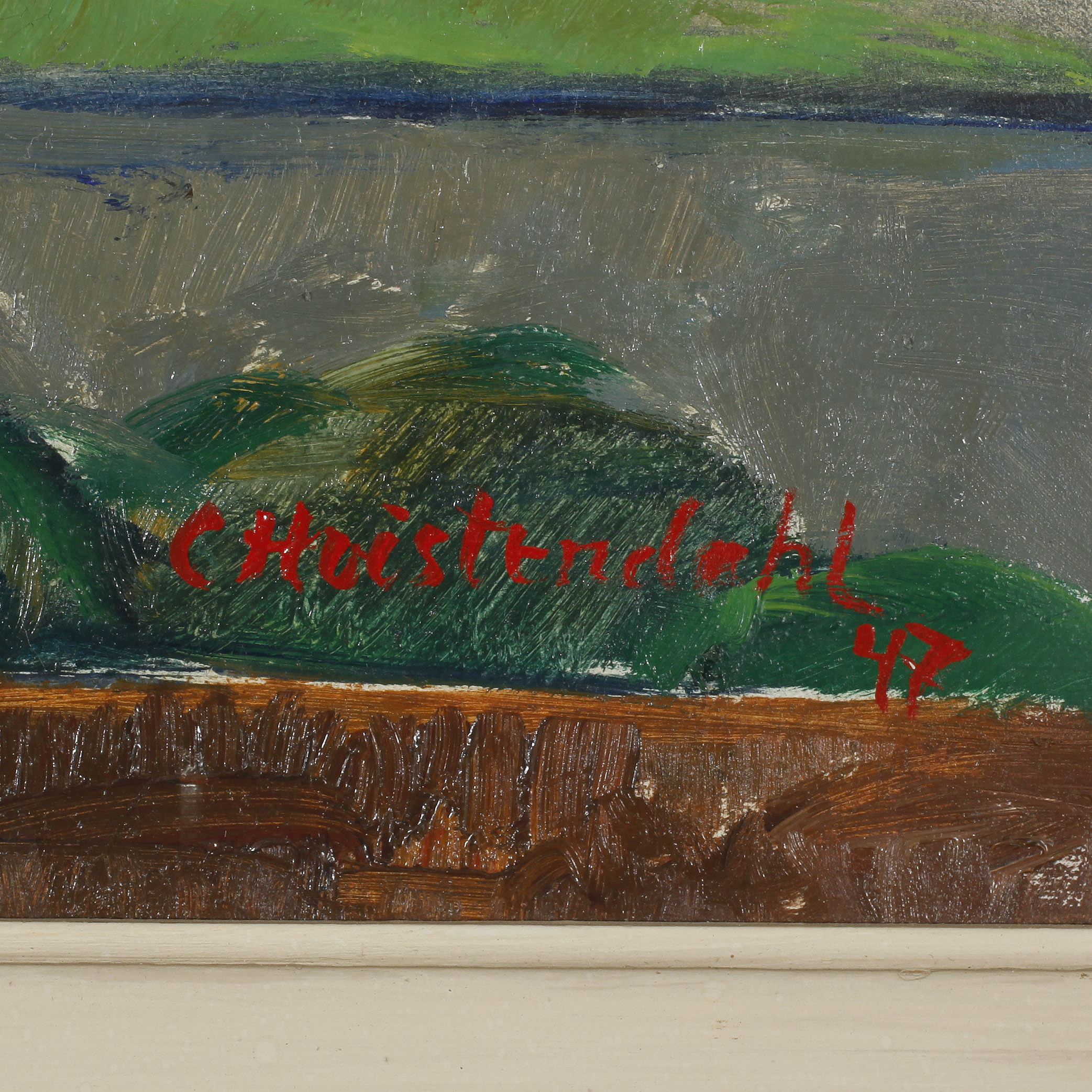 CARSTEN HVISTENDAHL, oil on canvas, signed and dated -47. - Bukowskis