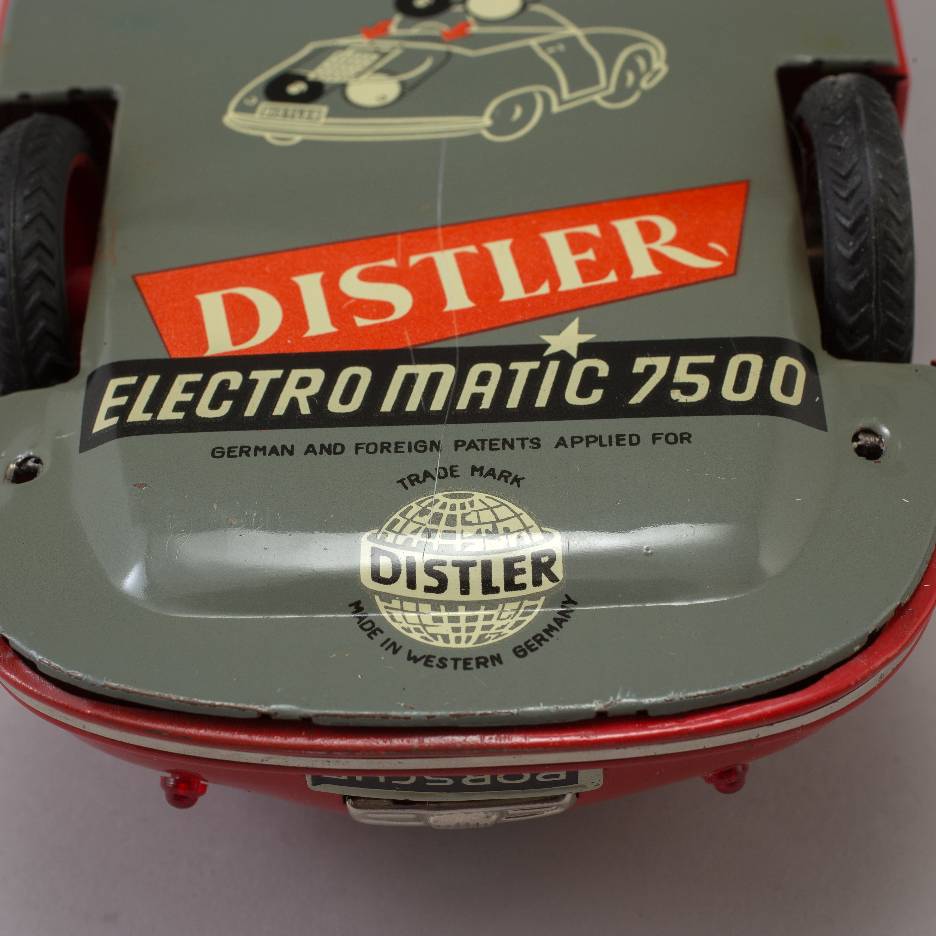 A Johann Distler (Germany) tinplate and battery operated Electro Matic ...