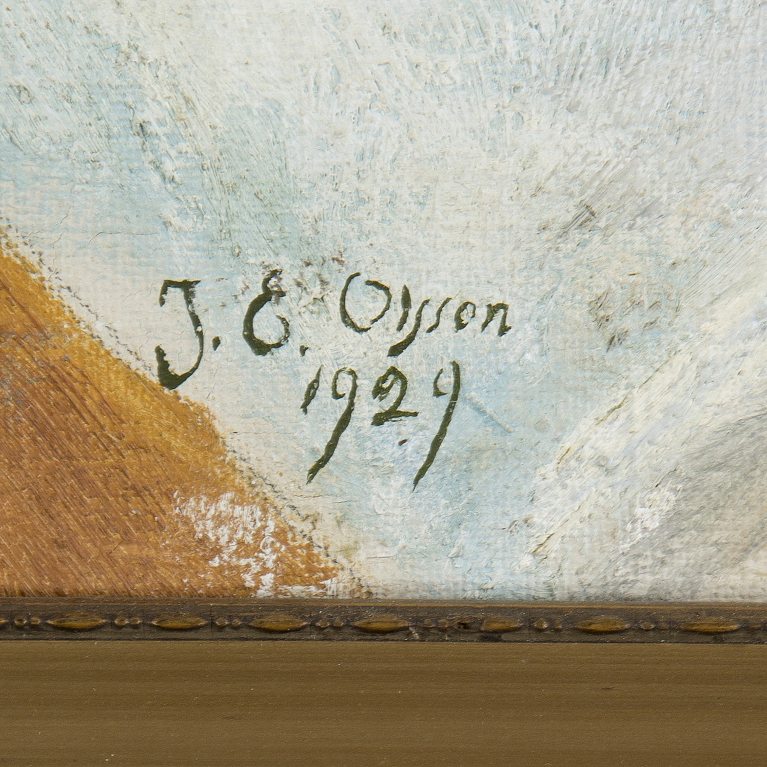 EMIL OLSSON, oil on canvas, sined and dated, 1946. - Bukowskis