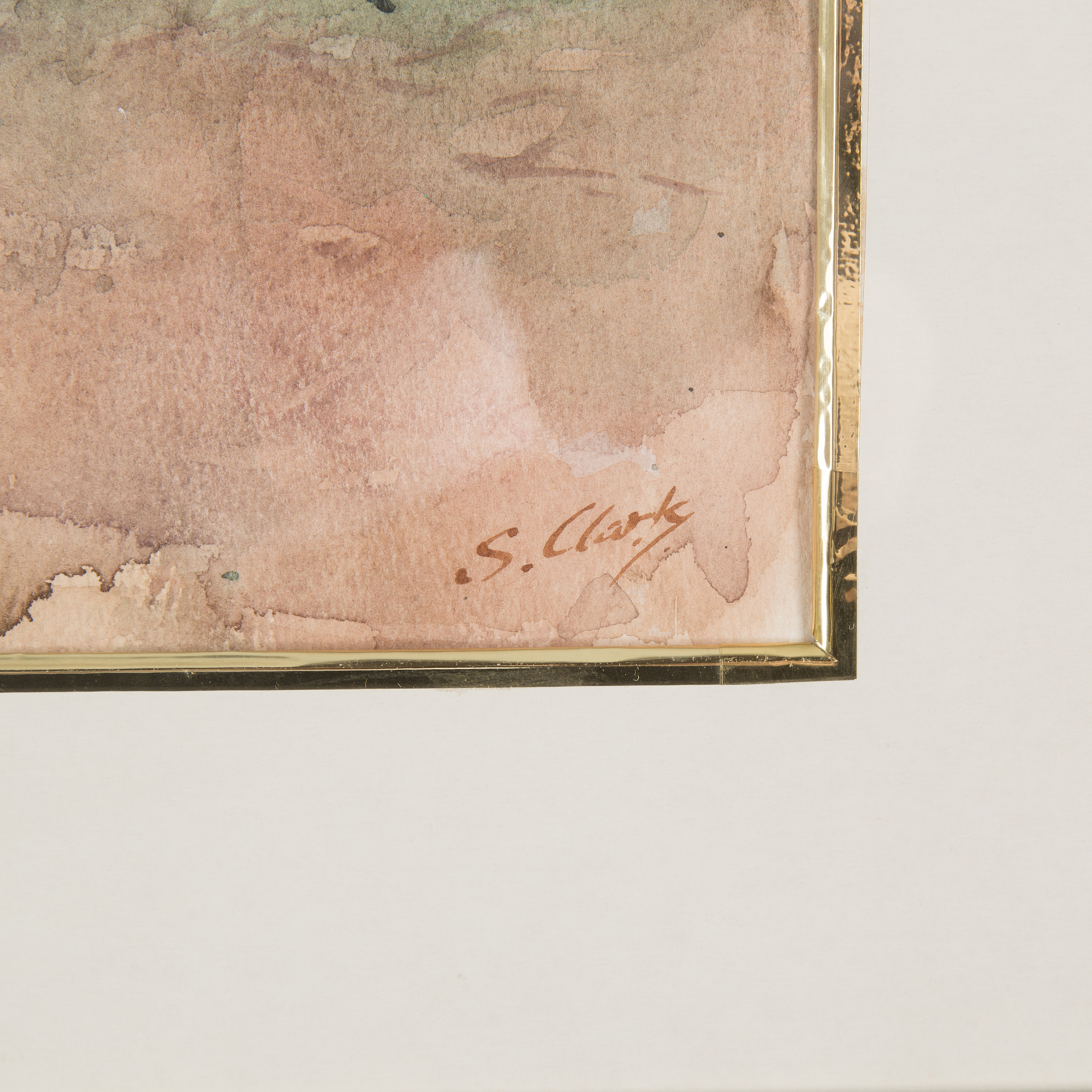 A watercolor by STEPHEN CLARK, sined. - Bukowskis