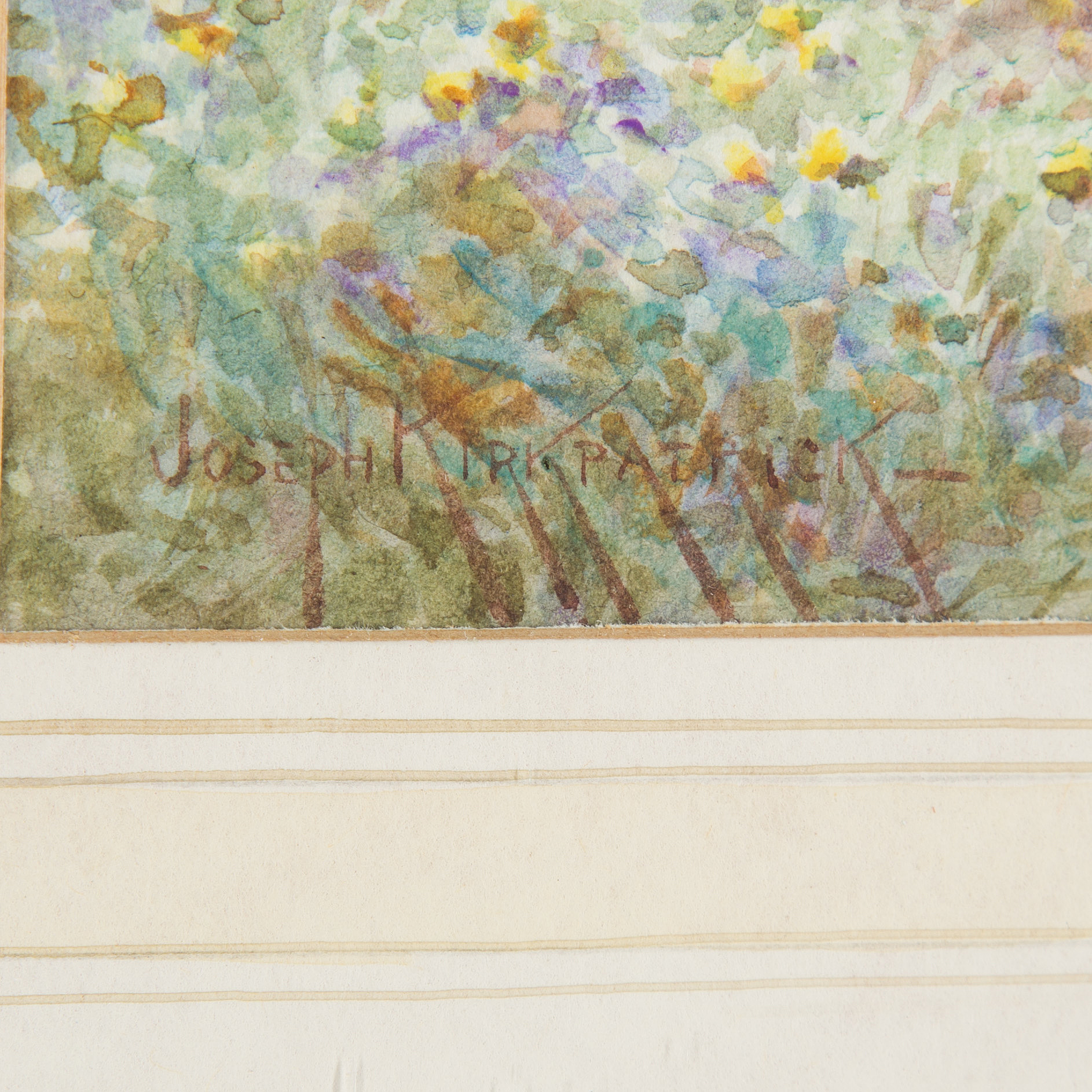 JOSEPH KIRKPATRICK, akvarell, signerad. - Bukowskis