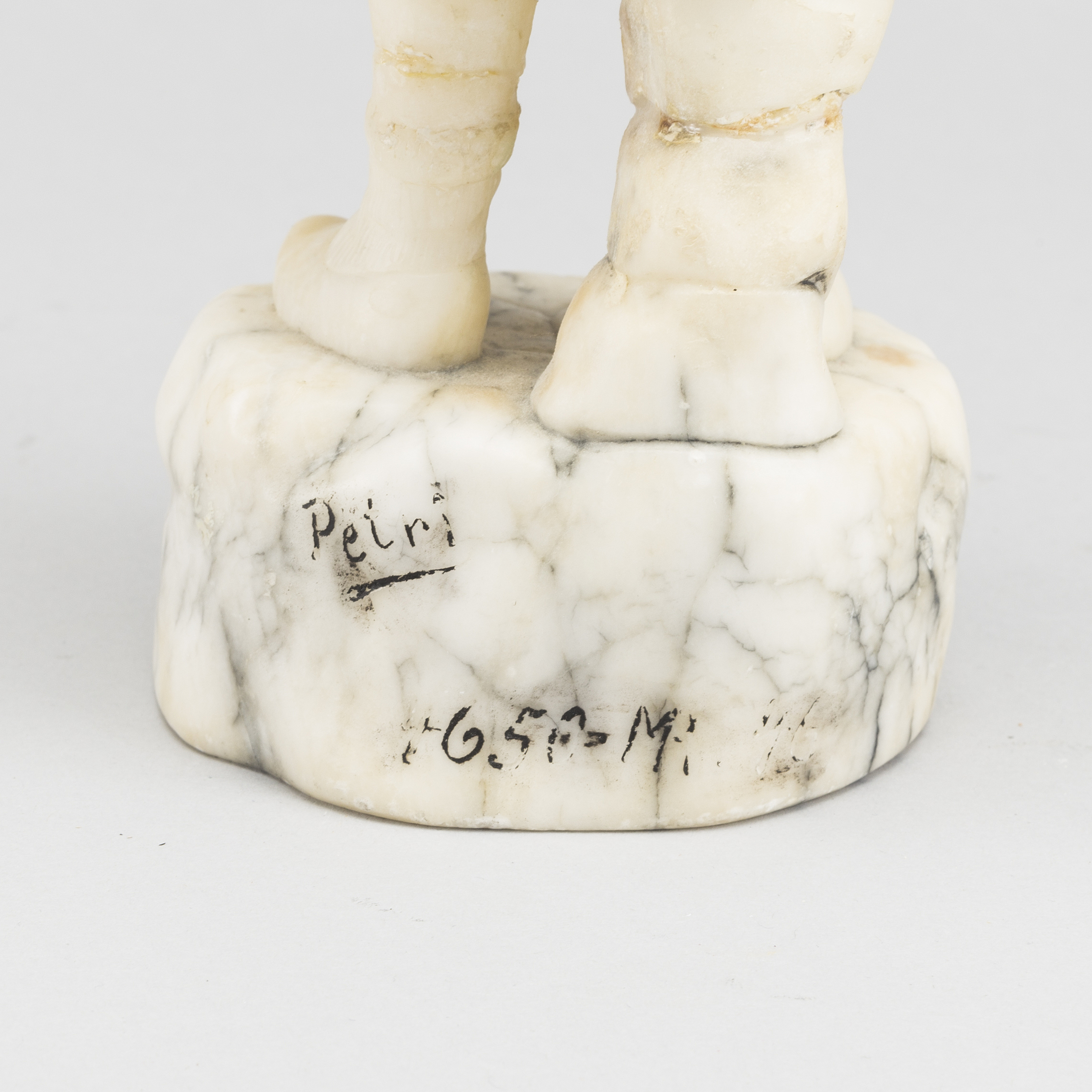 SCULPTURE, alabaster plaque marked Friedrich Goldscheider Paris Leipzig ...