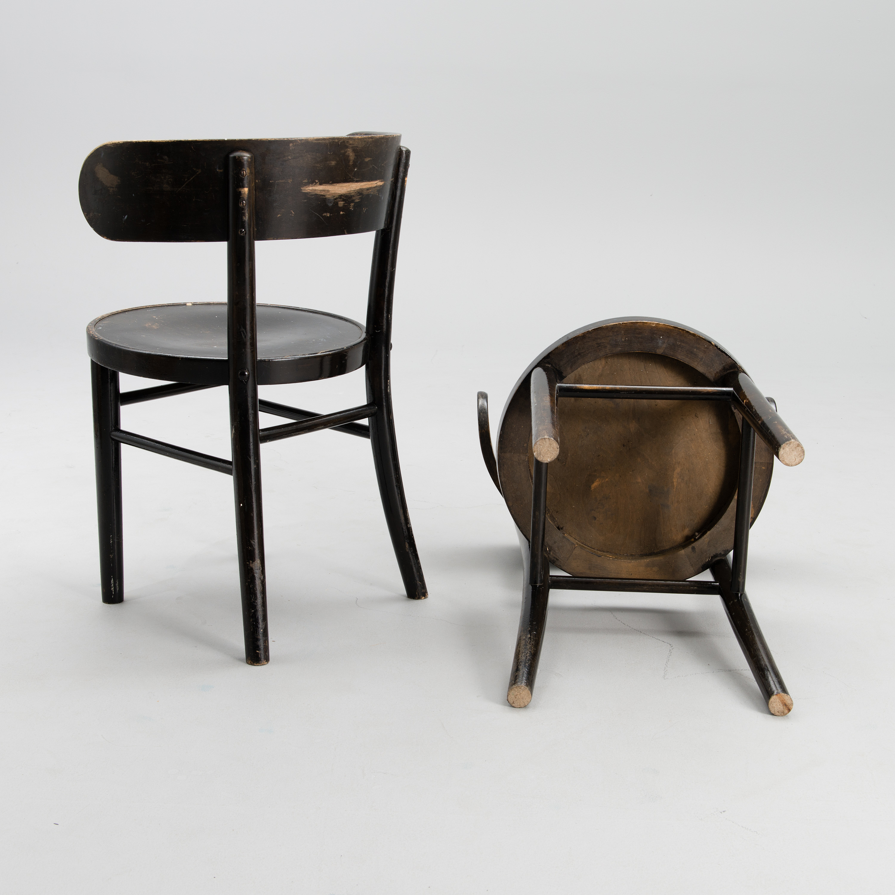 A set of four 1930/40s chairs, Wilh. Schaumannin Vaneritehdas Oy ...