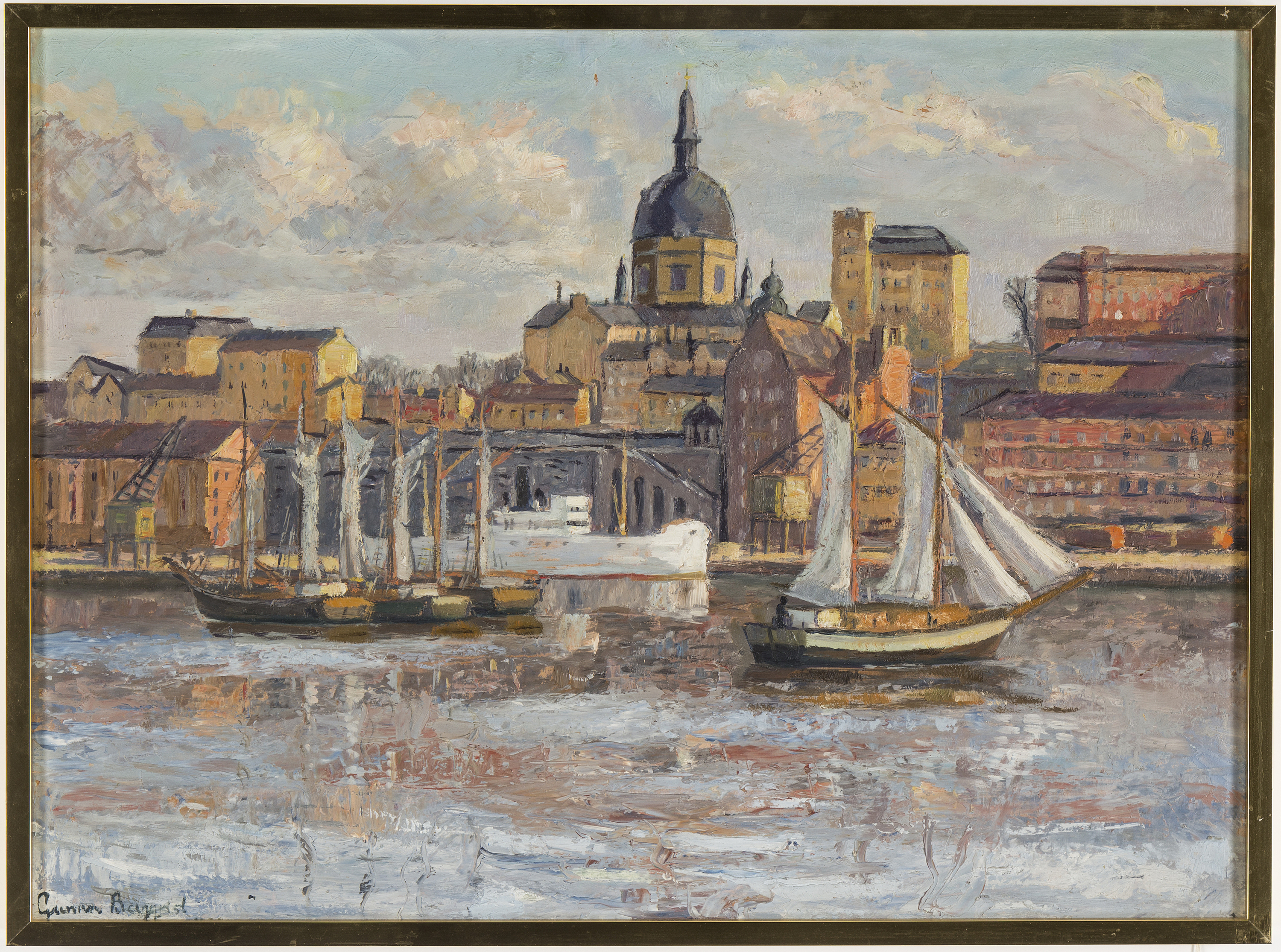 A GUNNAR BERGQVIST, oil on board, signed. - Bukowskis