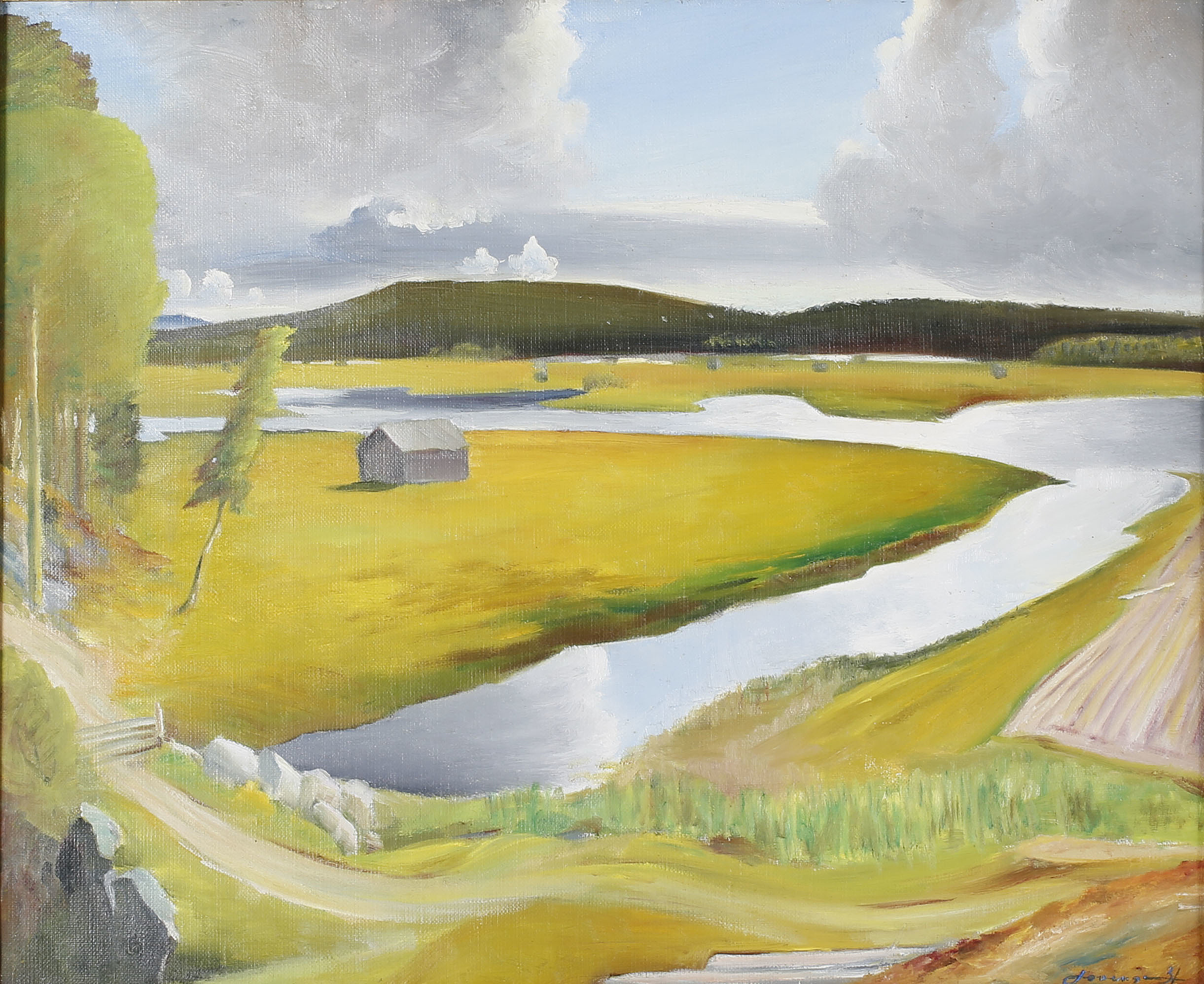 TORSTEN JOVINGE, oil on canvas, daterad -31. - Bukowskis