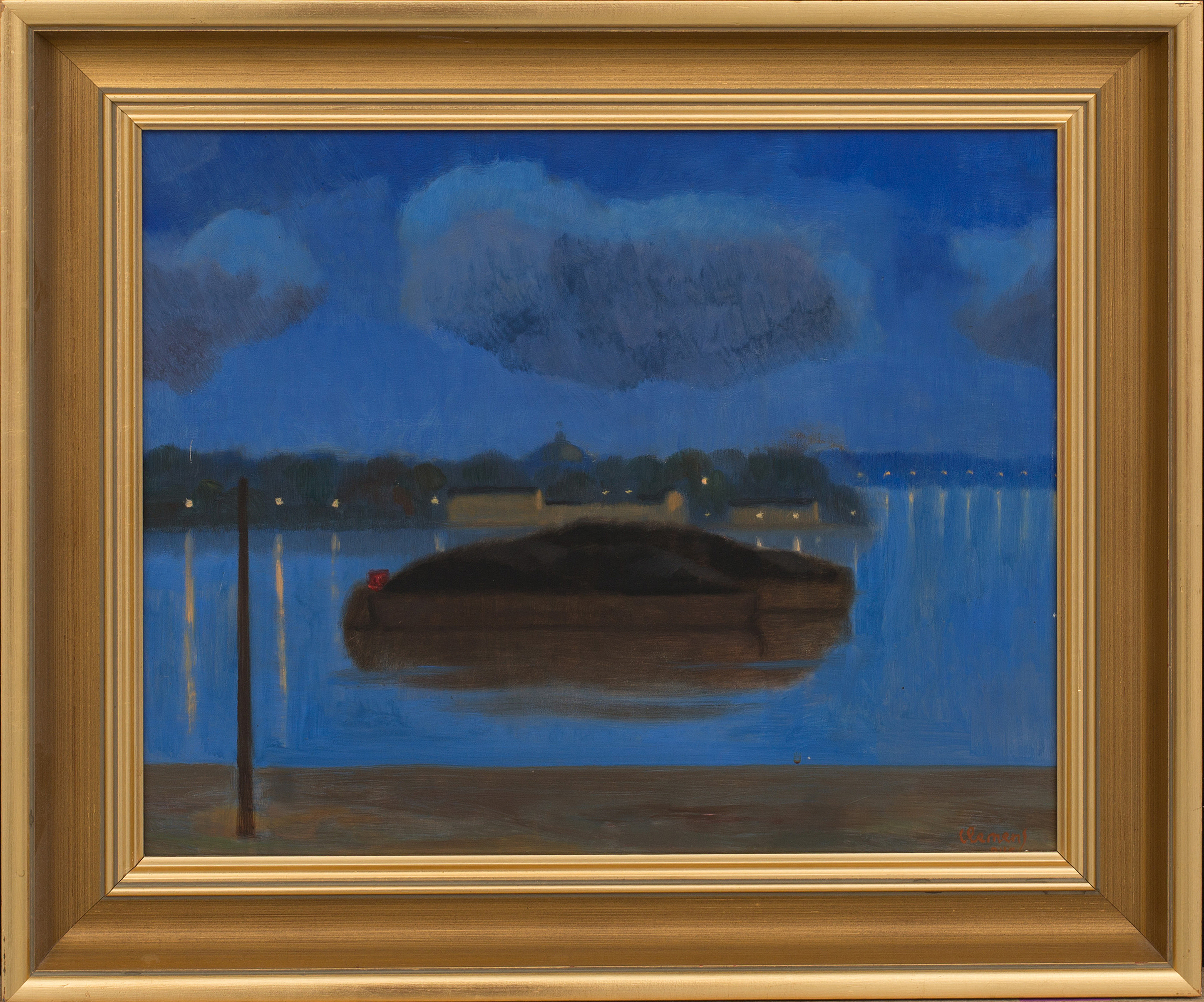 CURT CLEMENS, oil on panel, signed and dated-1945, - Bukowskis