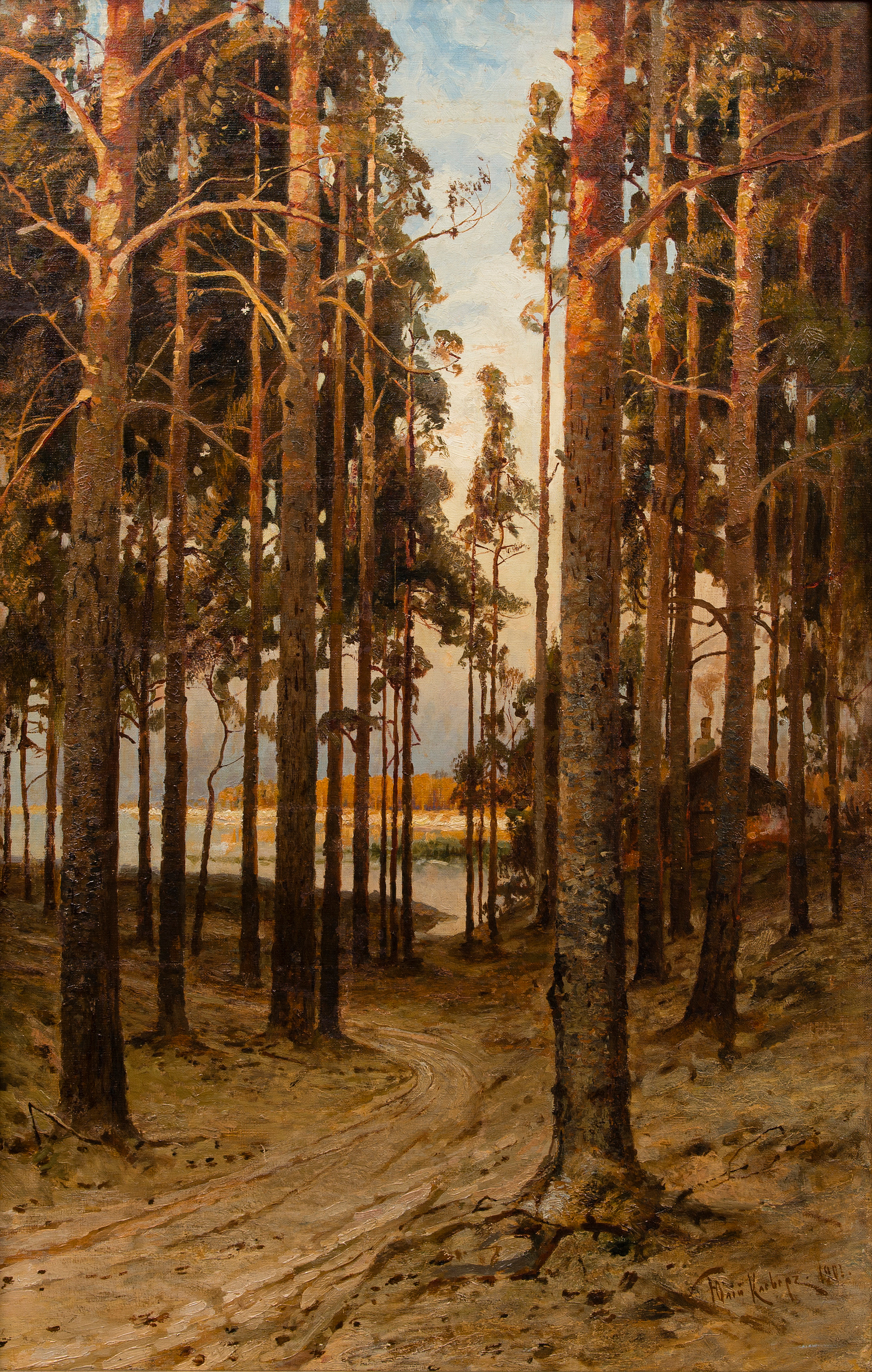 JULIUS VON KLEVER, A Forest landscape. - Bukowskis