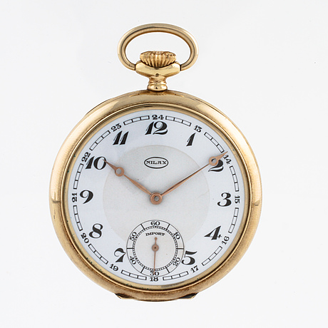 NILAX, pocket watch, 51 mm. - Bukowskis